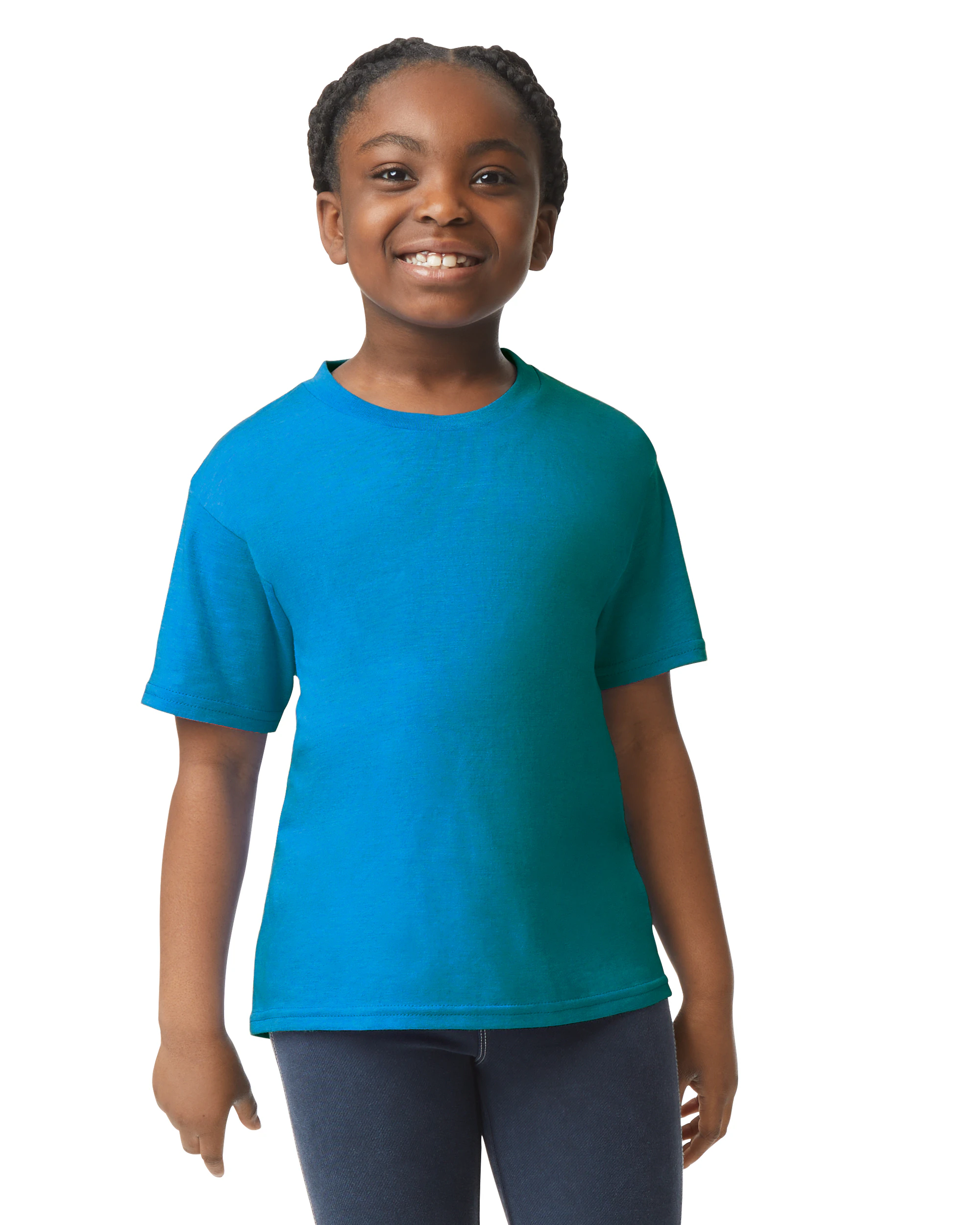 Gildan Softstyle Youth T Shirt G640 B Sapphire | Jiffy
