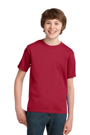 Port & Company Youth Essential Tee Pc61 Y Red | Jiffy