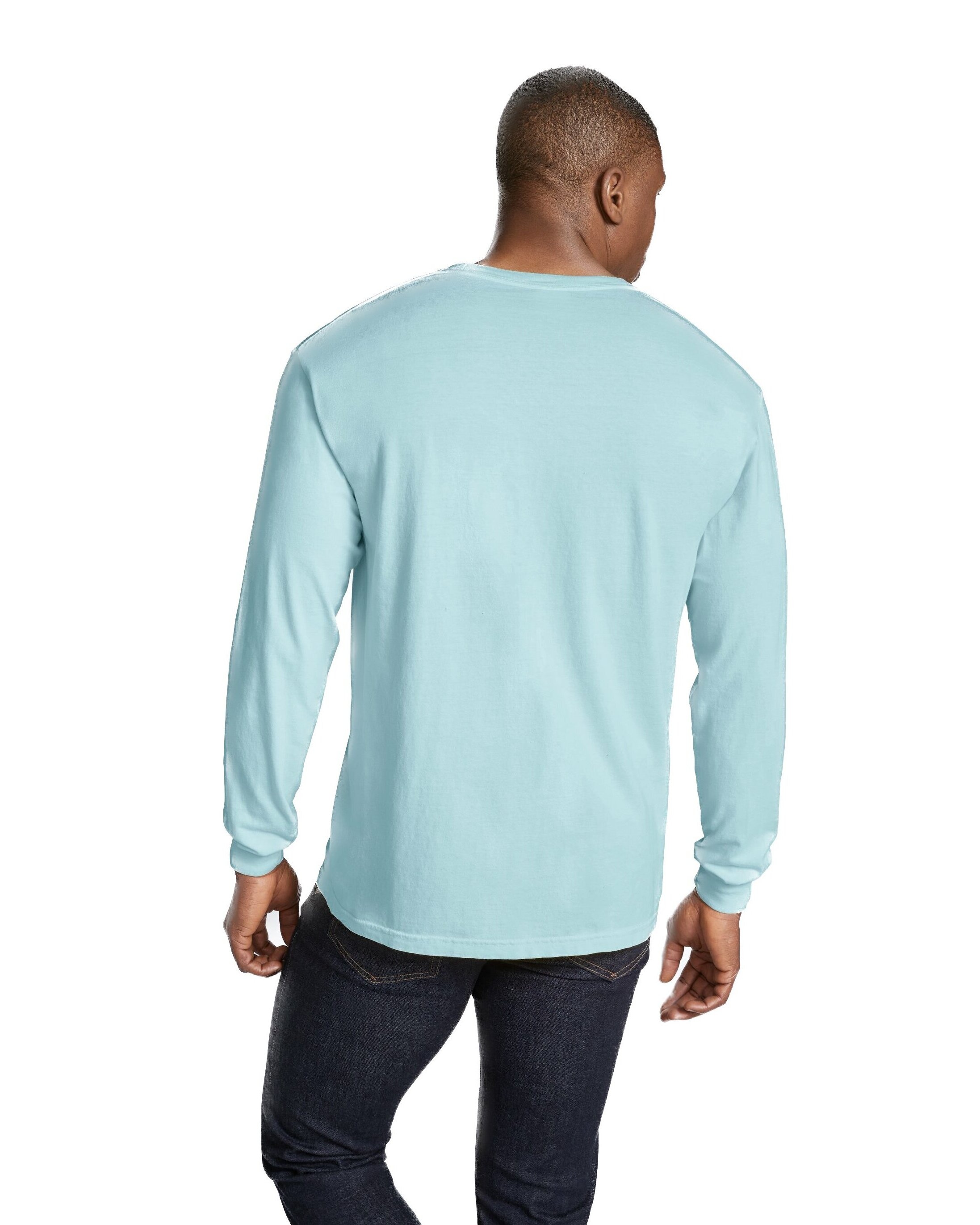 Comfort Colors Unisex Heavyweight Rs Long Sleeve T Shirt C6014 Chambray ...