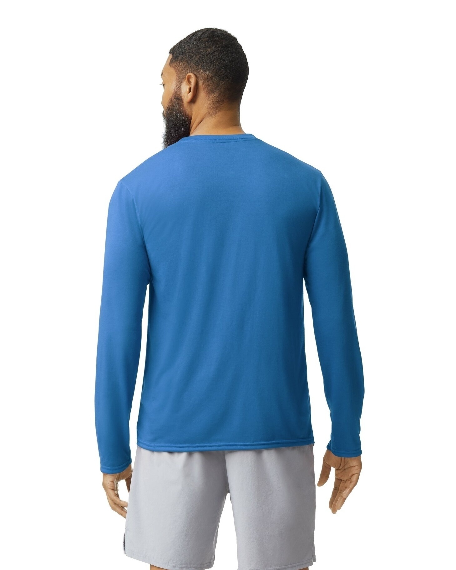 Gildan Unisex Performance® Long Sleeve T Shirt G424 Royal | Jiffy