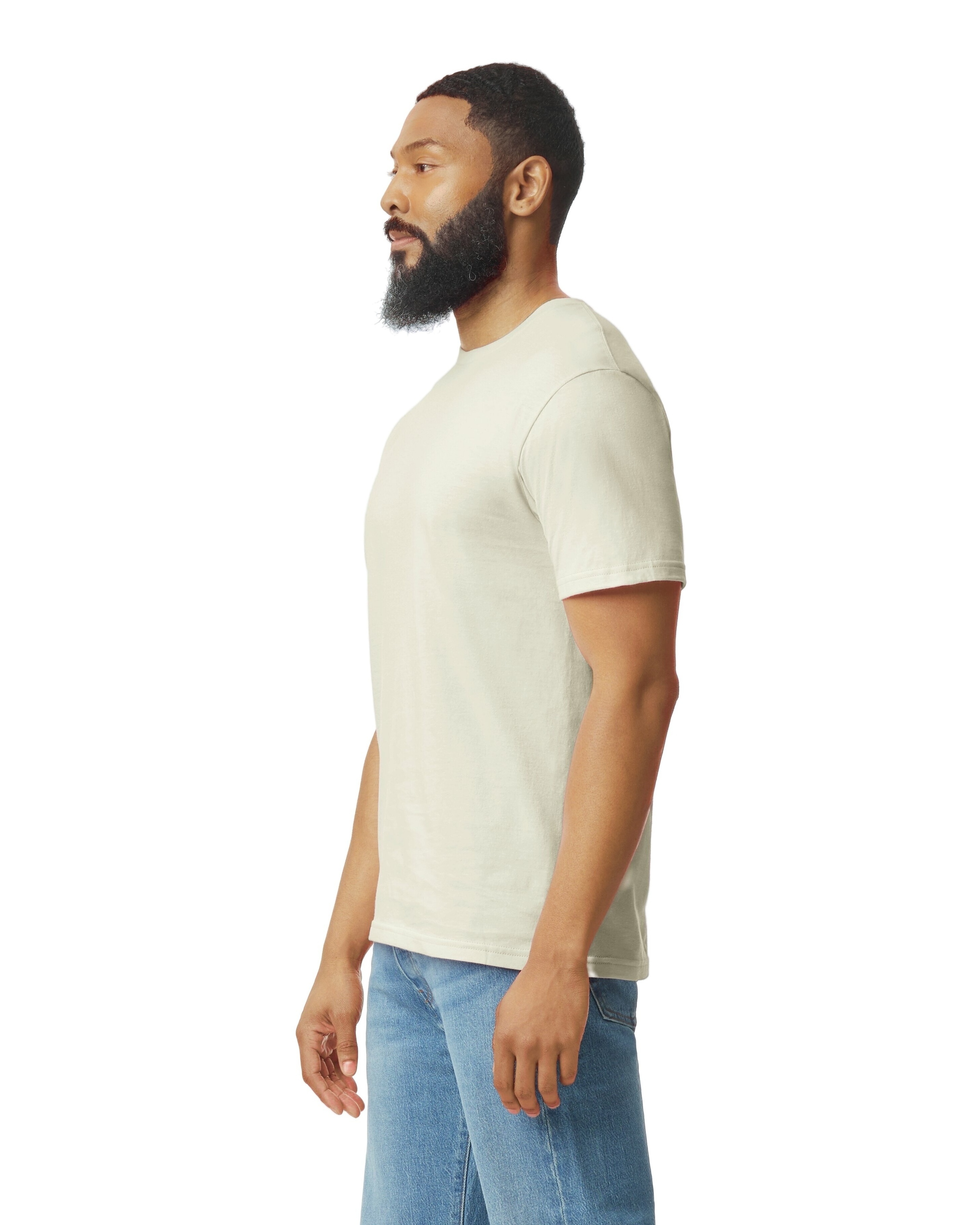 Gildan G640 Softstyle® Unisex T Shirt Natural | Jiffy