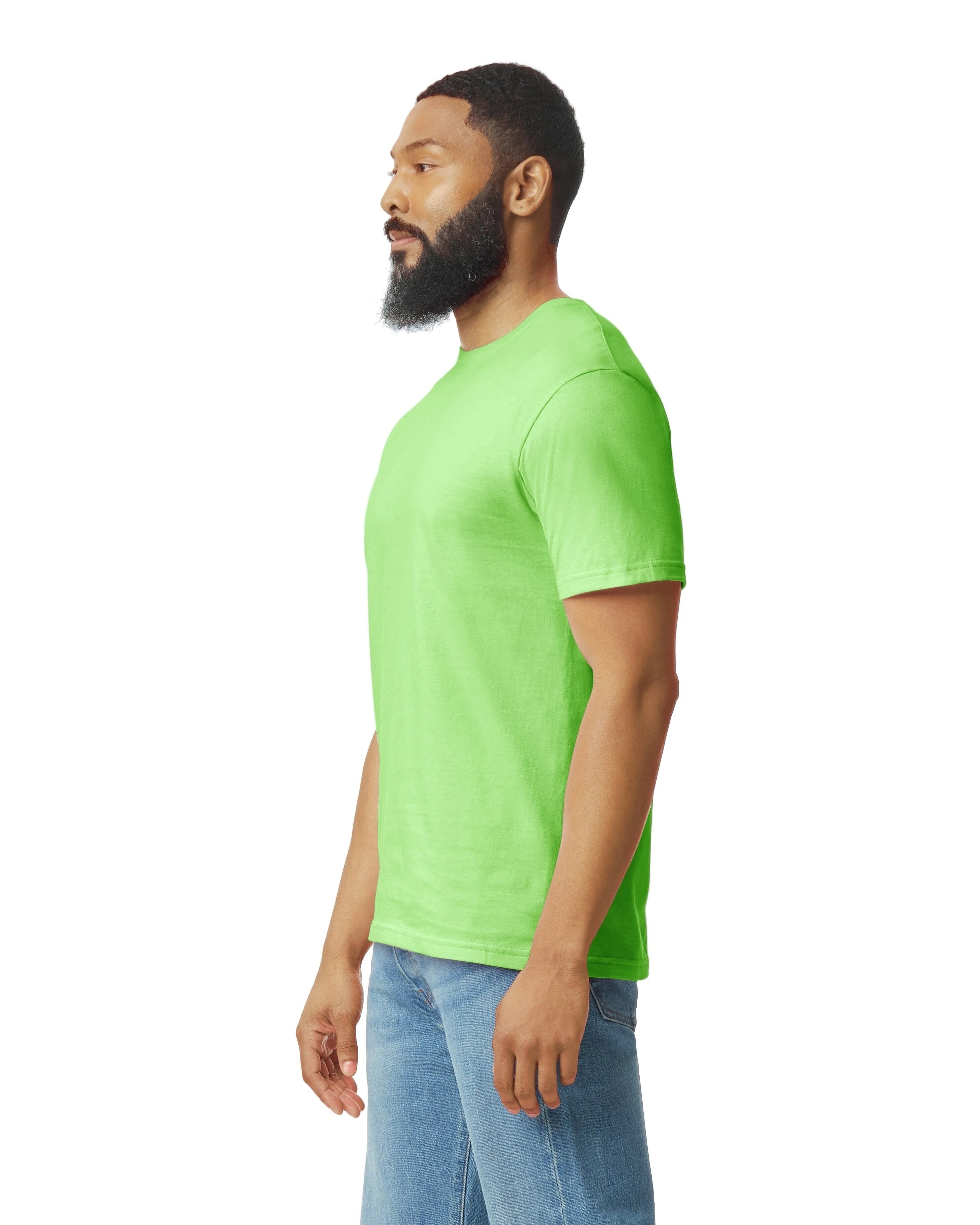 Gildan G640 Softstyle® Unisex T Shirt Lime | Jiffy