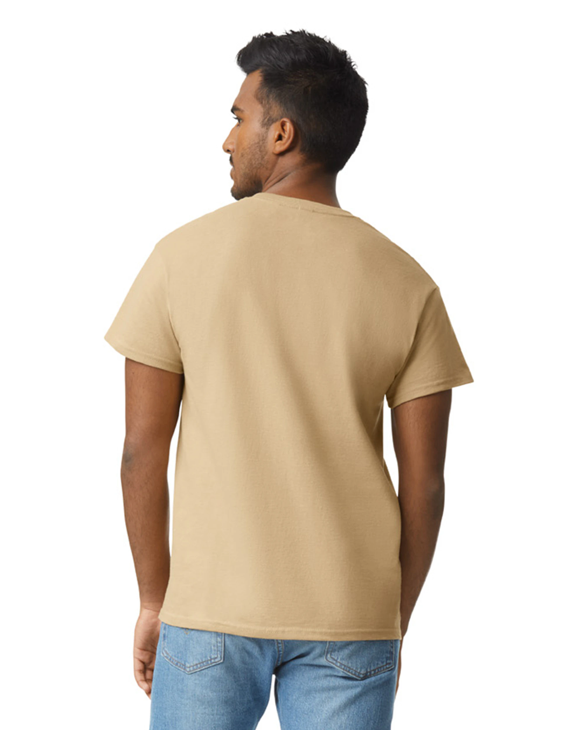 Gildan Unisex Ultra Cotton® T Shirt G200 Tan | Jiffy