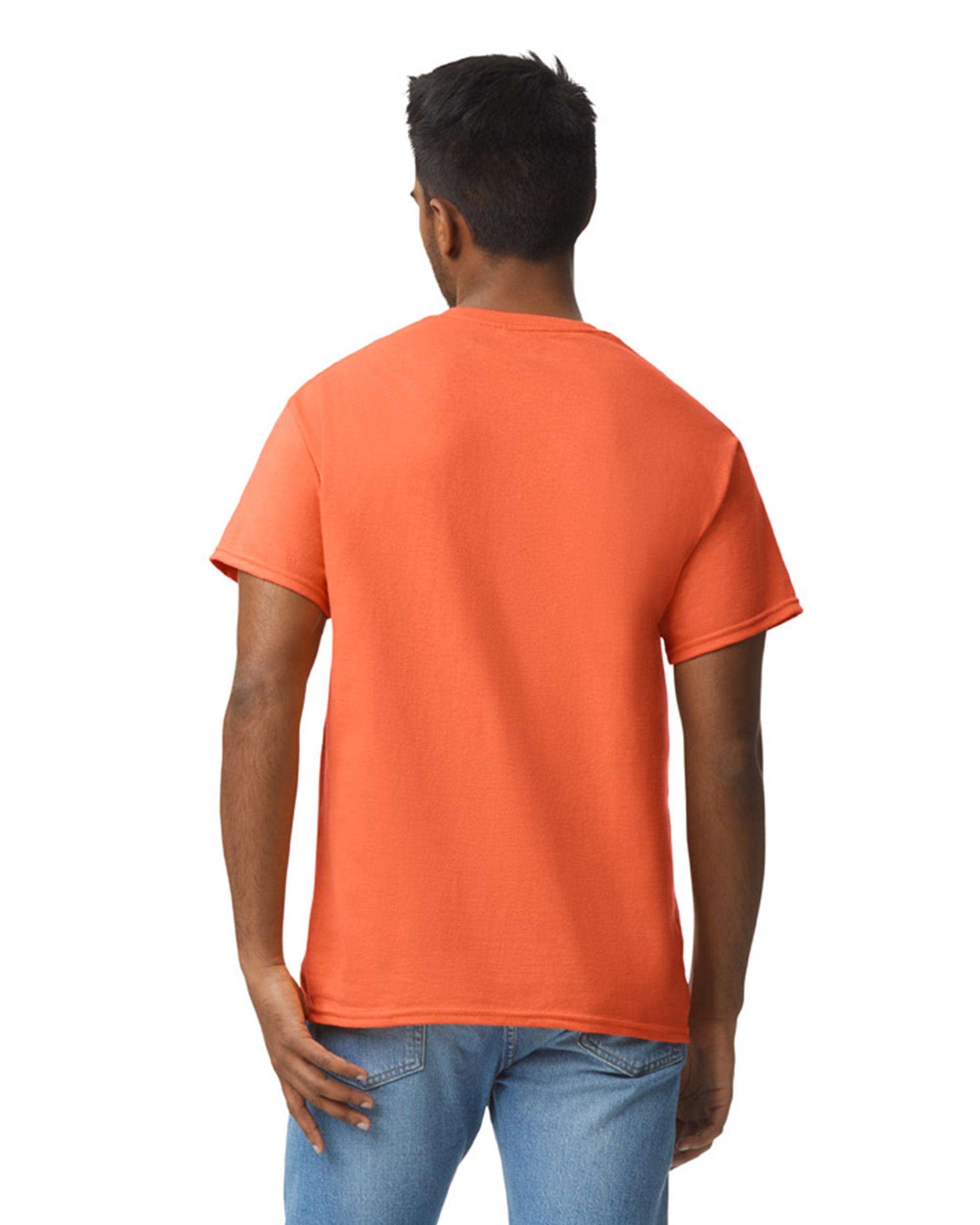 Gildan Unisex Ultra Cotton® T Shirt G200 Orange | Jiffy