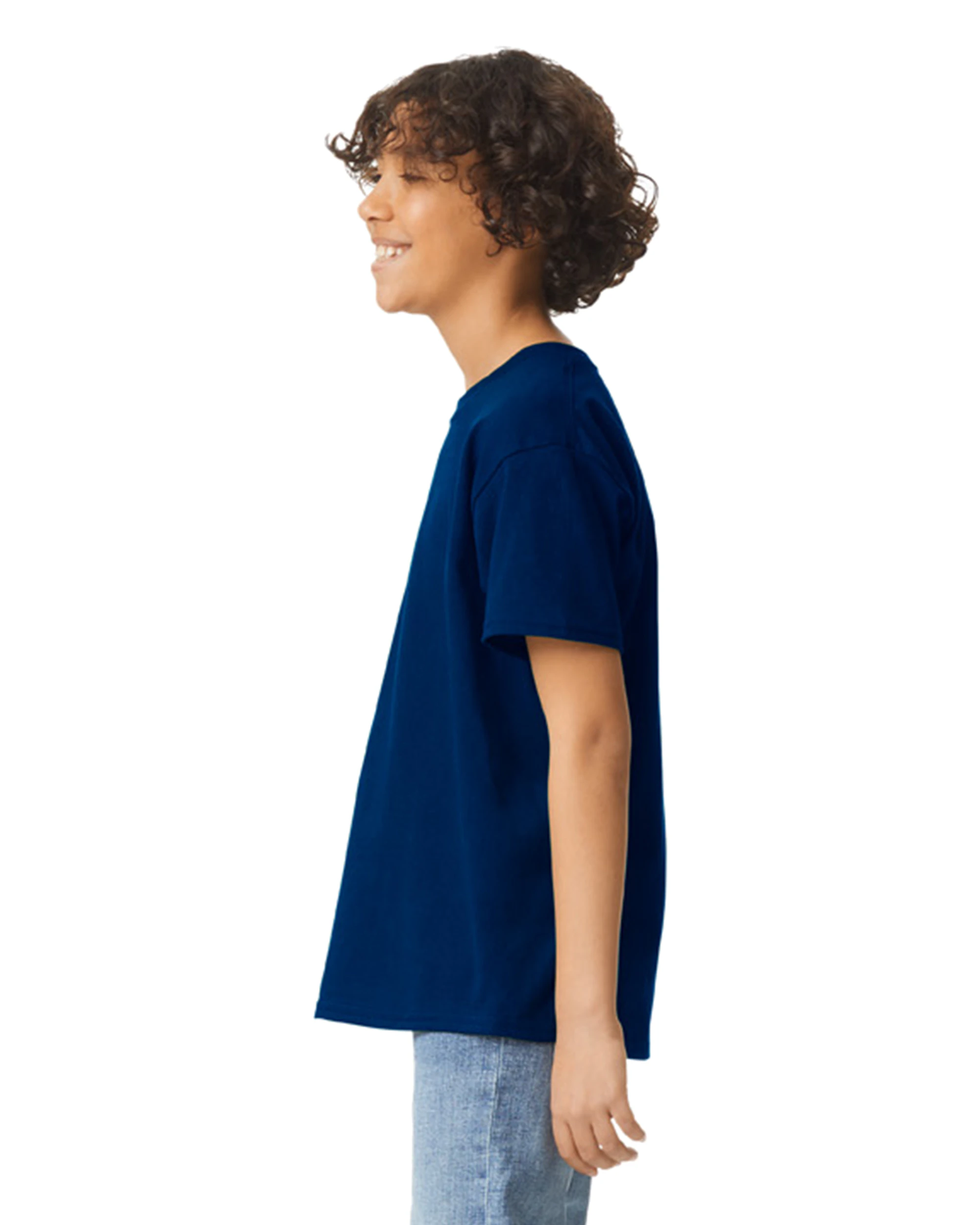 Gildan Youth Ultra Cotton® T Shirt G200 B Navy | Jiffy