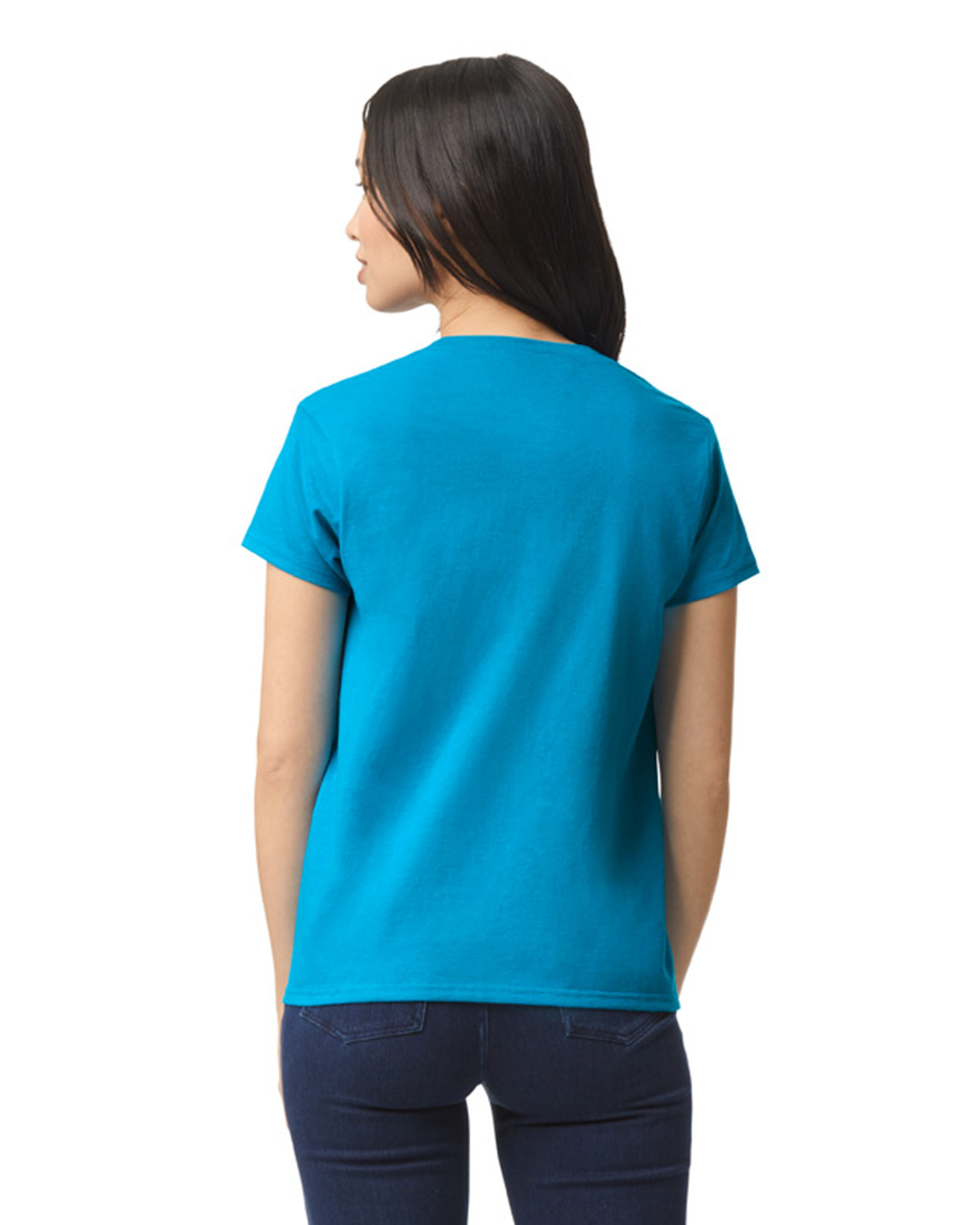 Gildan Women's Ultra Cotton® T Shirt G200 L Sapphire | Jiffy