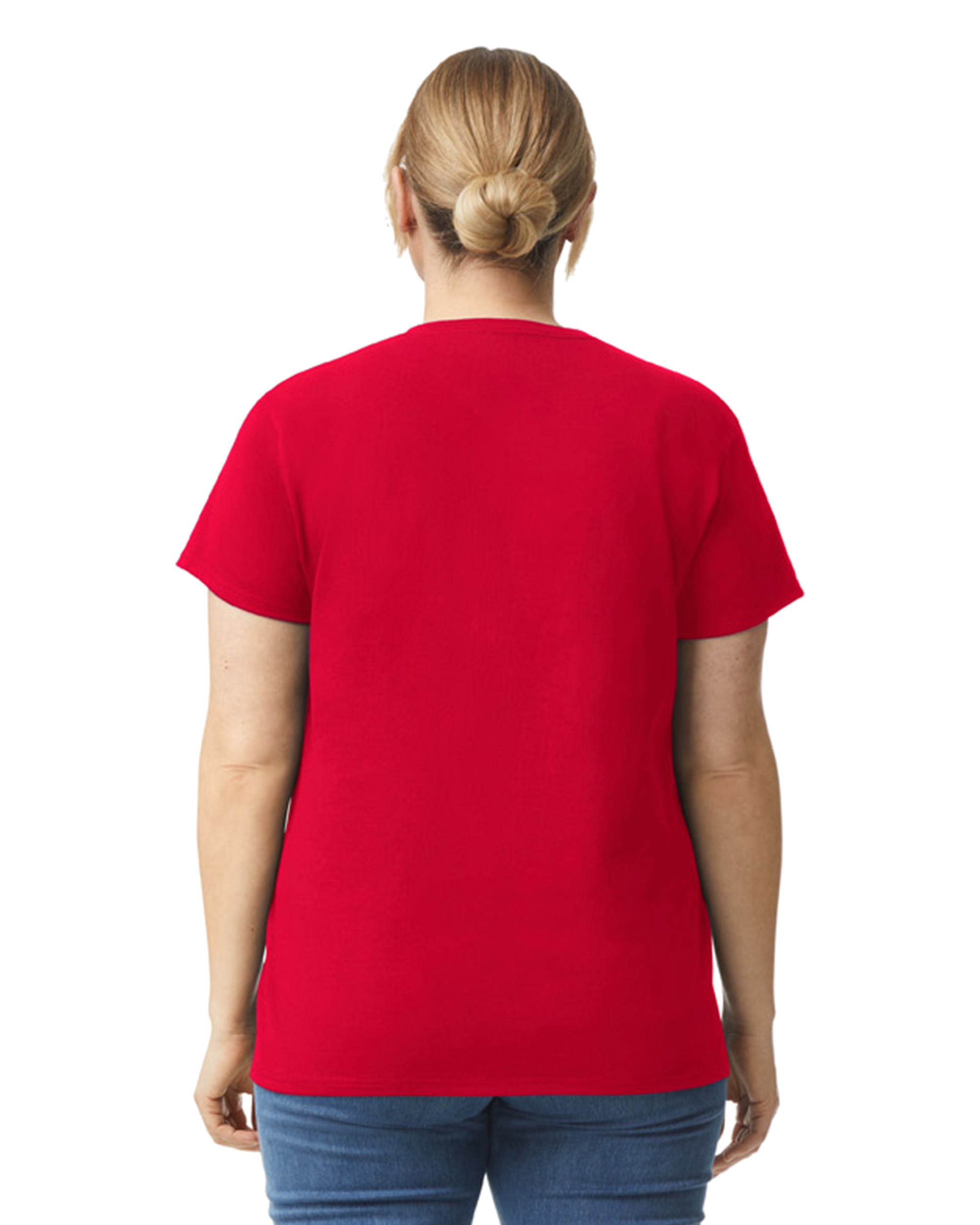 Gildan Women's Ultra Cotton® T Shirt G200 L Red | Jiffy