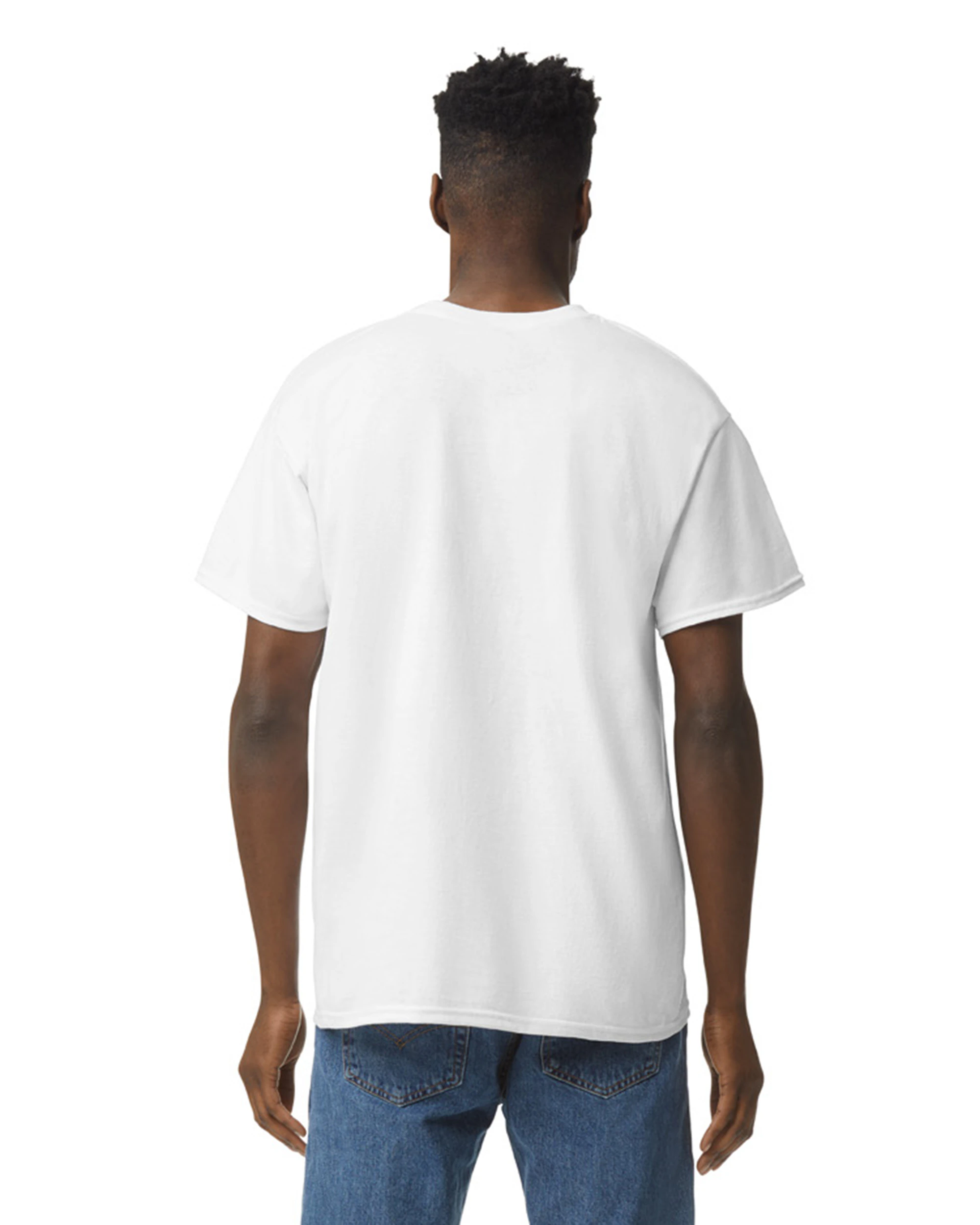 Gildan Unisex Heavy Cotton™ T Shirt G500 White | Jiffy