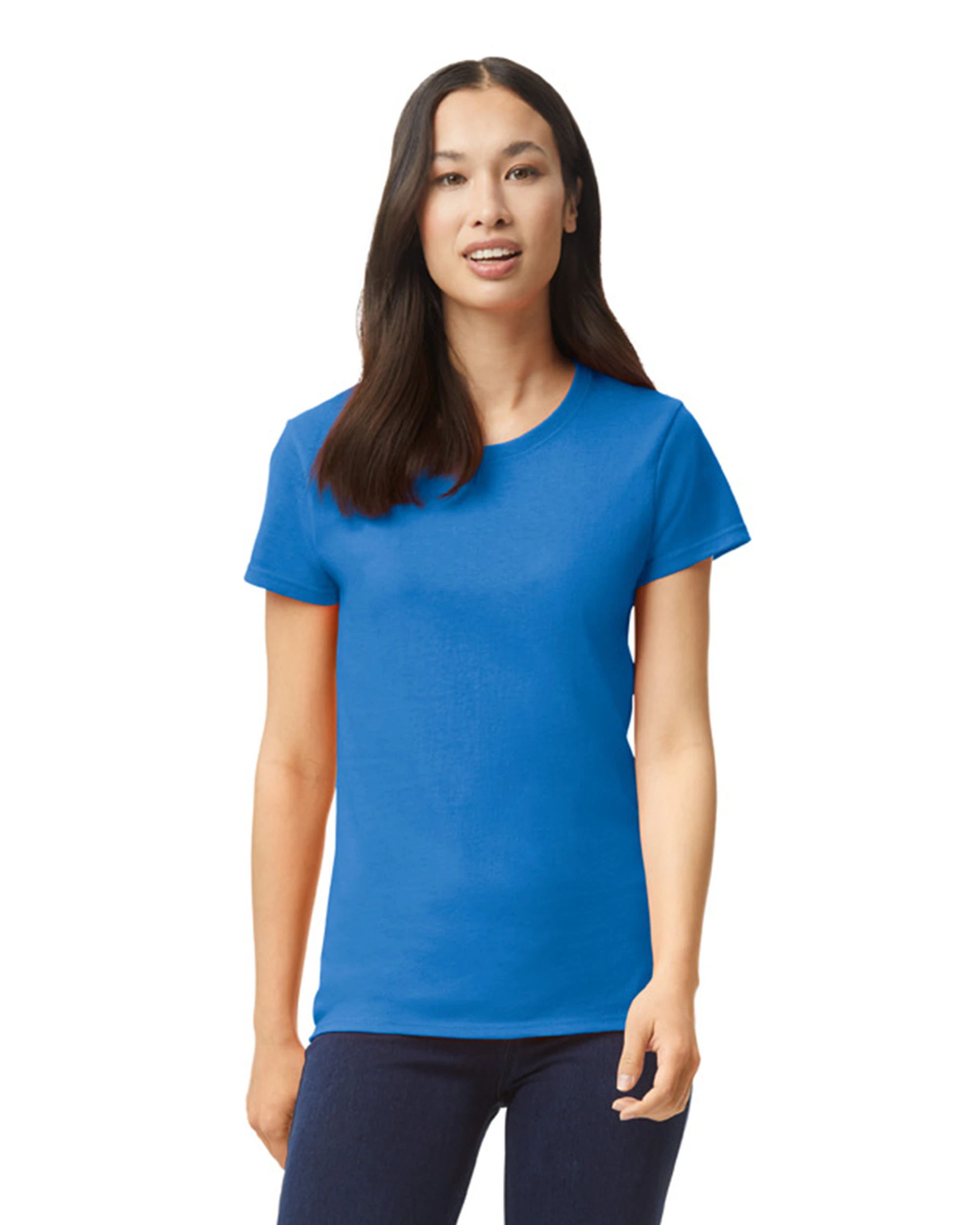 Gildan Women's Heavy Cotton™ T Shirt G500 L Royal | Jiffy