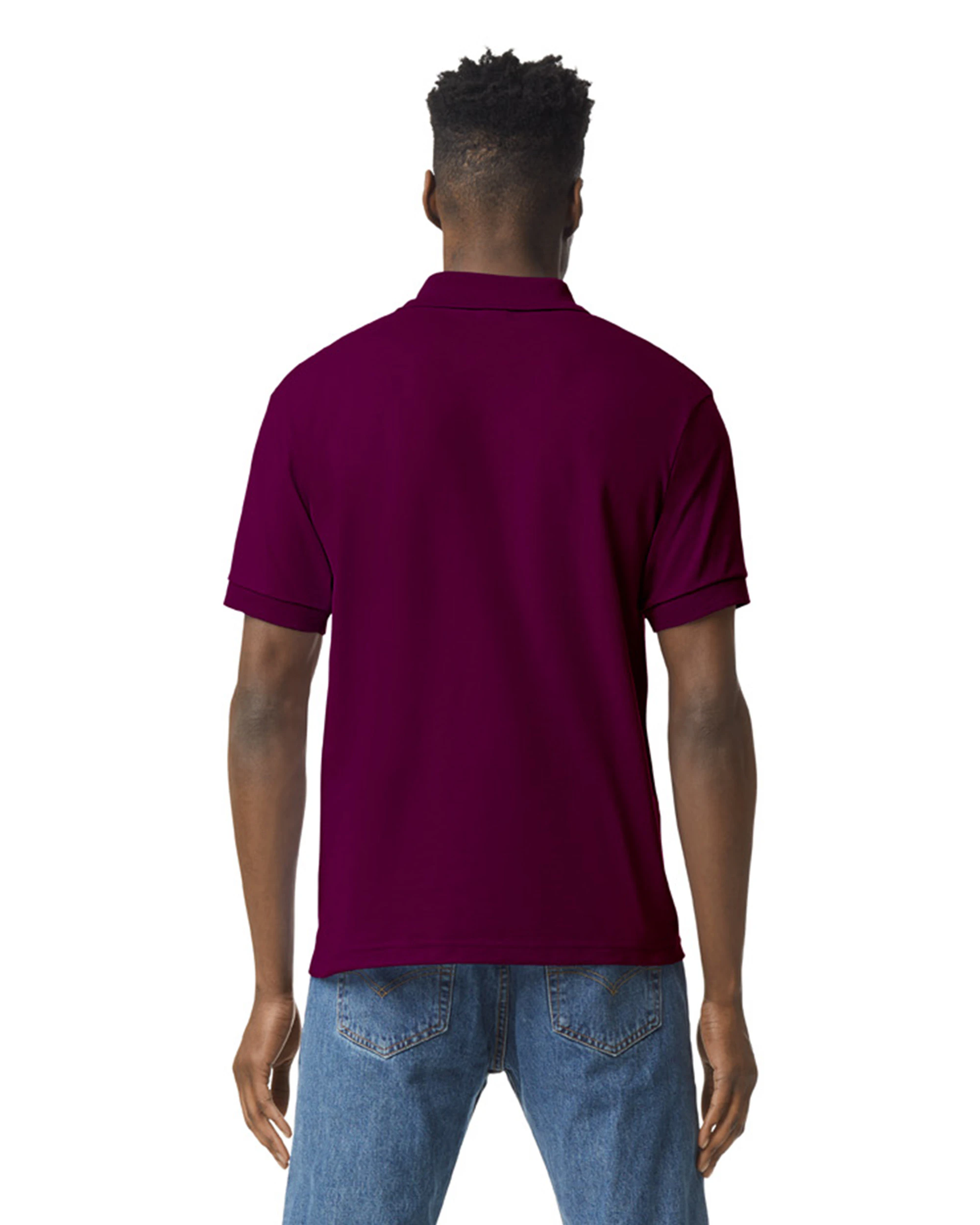 Gildan Unisex 50/50 Jersey Polo G880 Maroon | Jiffy