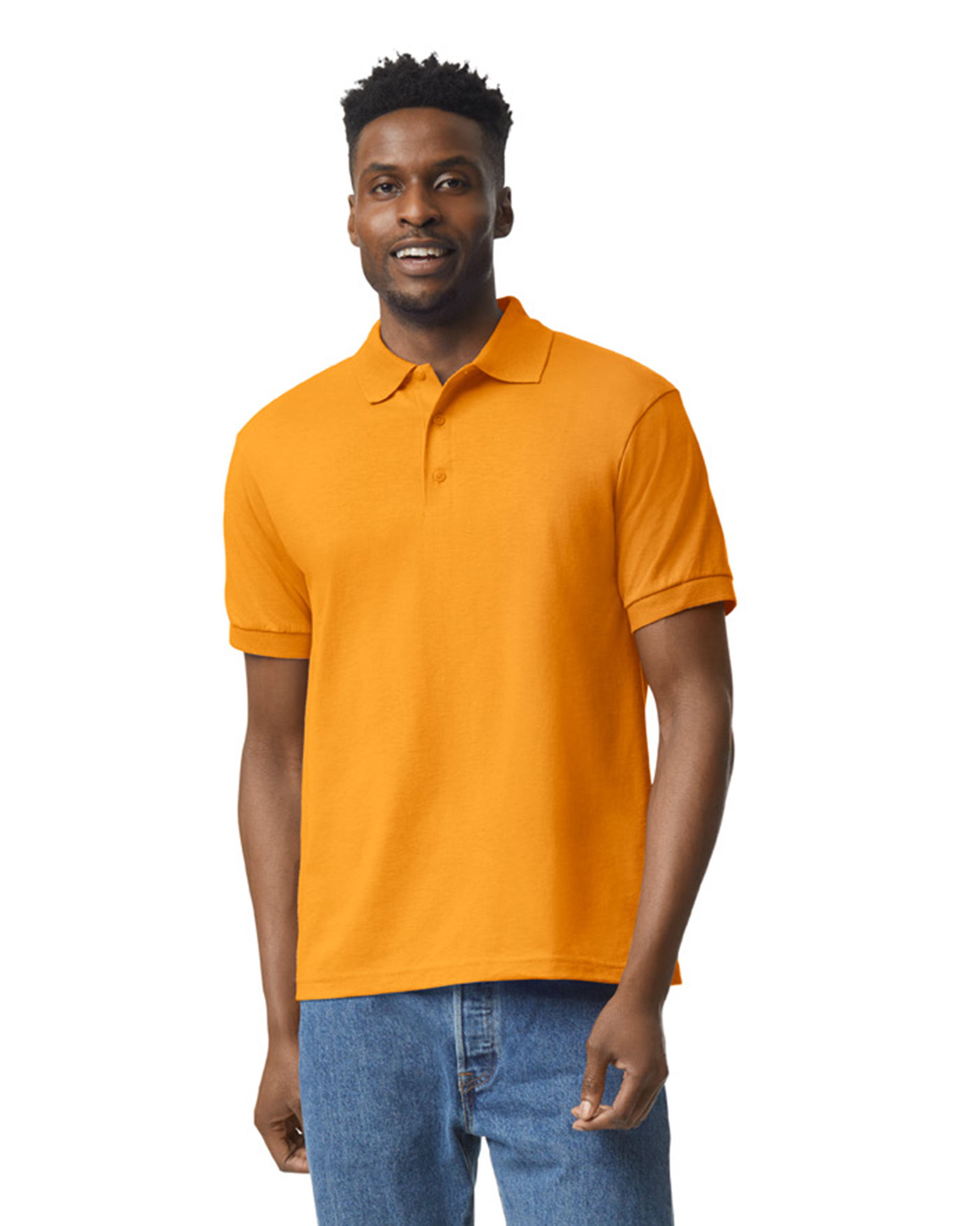 Gildan Unisex 50/50 Jersey Polo G880 Gold | Jiffy