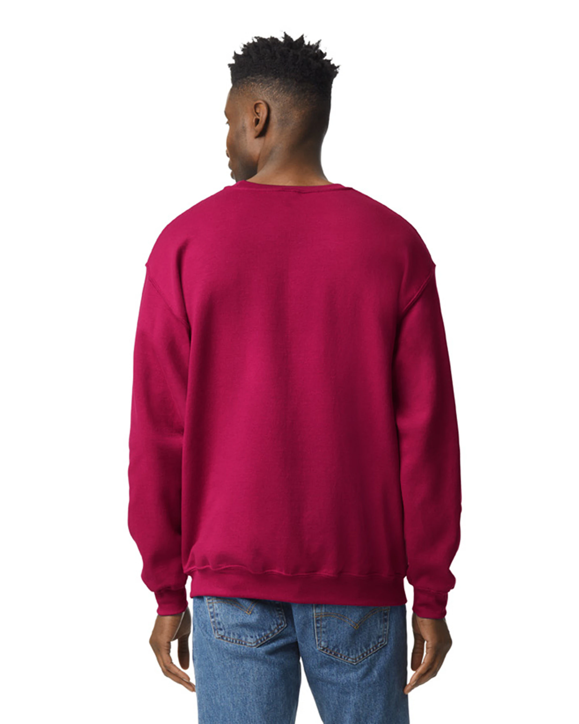 Custom Sweatshirt Cardinal Red - Gildan G180 | Jiffy Custom Print
