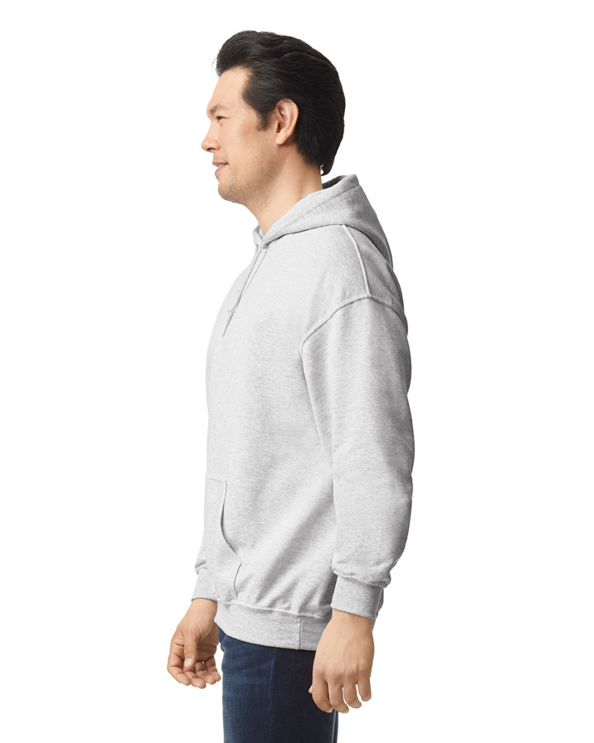 Gildan Unisex Heavy Blend™ 50/50 Hoodie G185 Ash | Jiffy