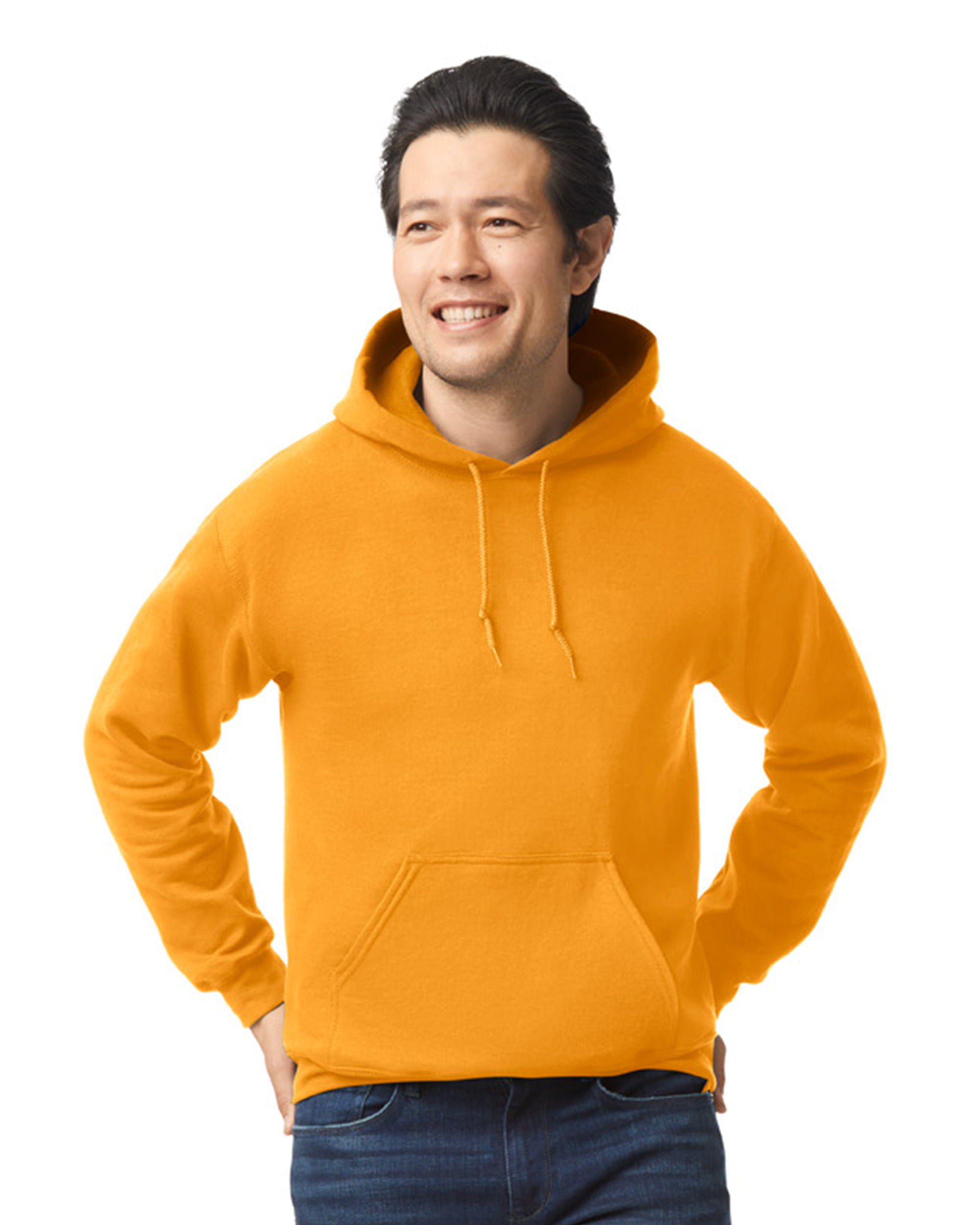 Gildan Unisex Heavy Blend™ 50/50 Hoodie G185 Gold | Jiffy