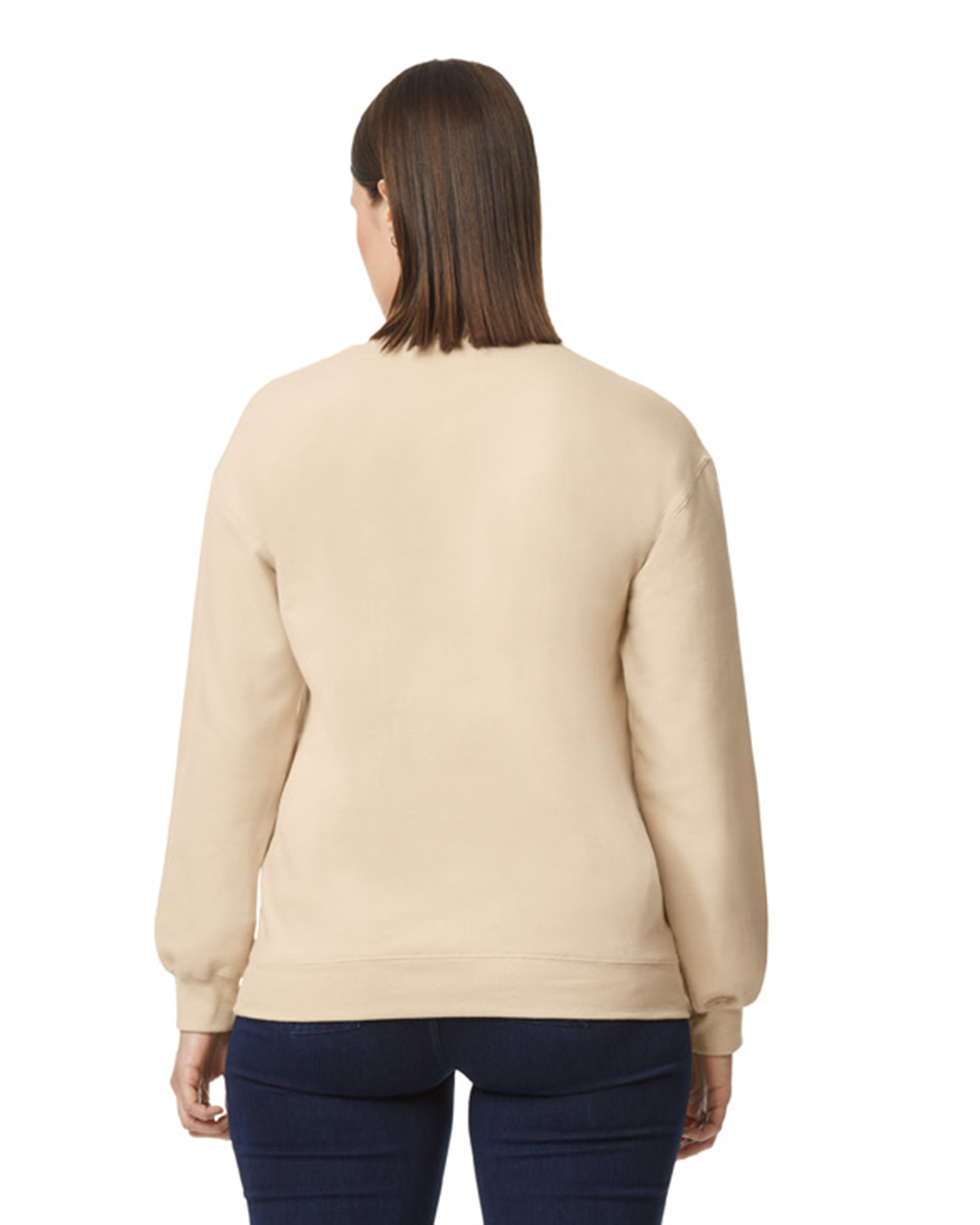 Gildan Softstyle Crewneck Sweatshirt Sf000 Sand | Jiffy