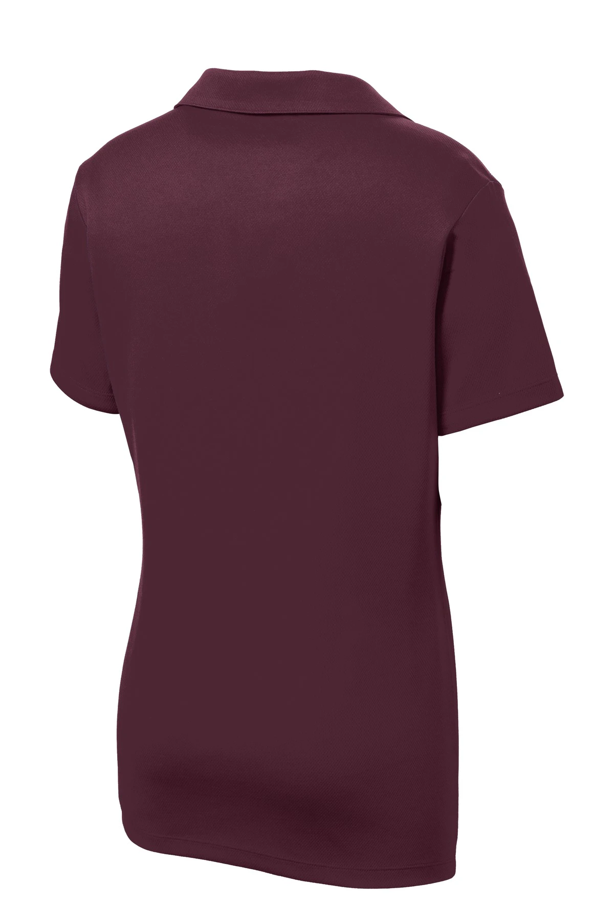 Sport Tek Women's Posi Charge Racer Mesh Polo Lst640 Maroon | Jiffy