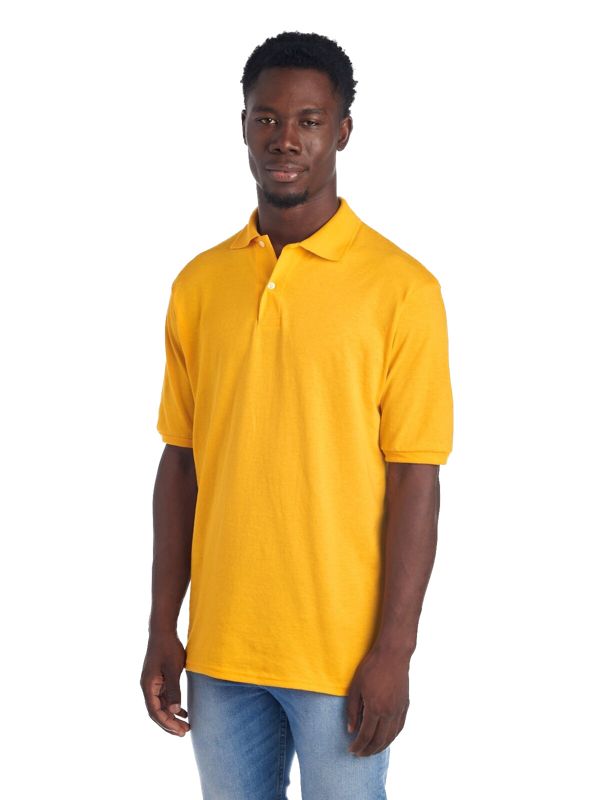 Jerzees Unisex Spot Shield™ Jersey Polo 437 Gold | Jiffy