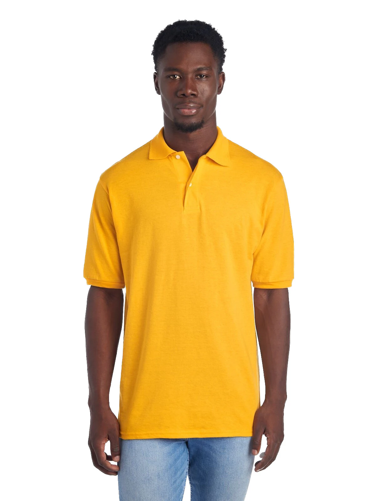 Jerzees Unisex Spot Shield™ Jersey Polo 437 Gold | Jiffy