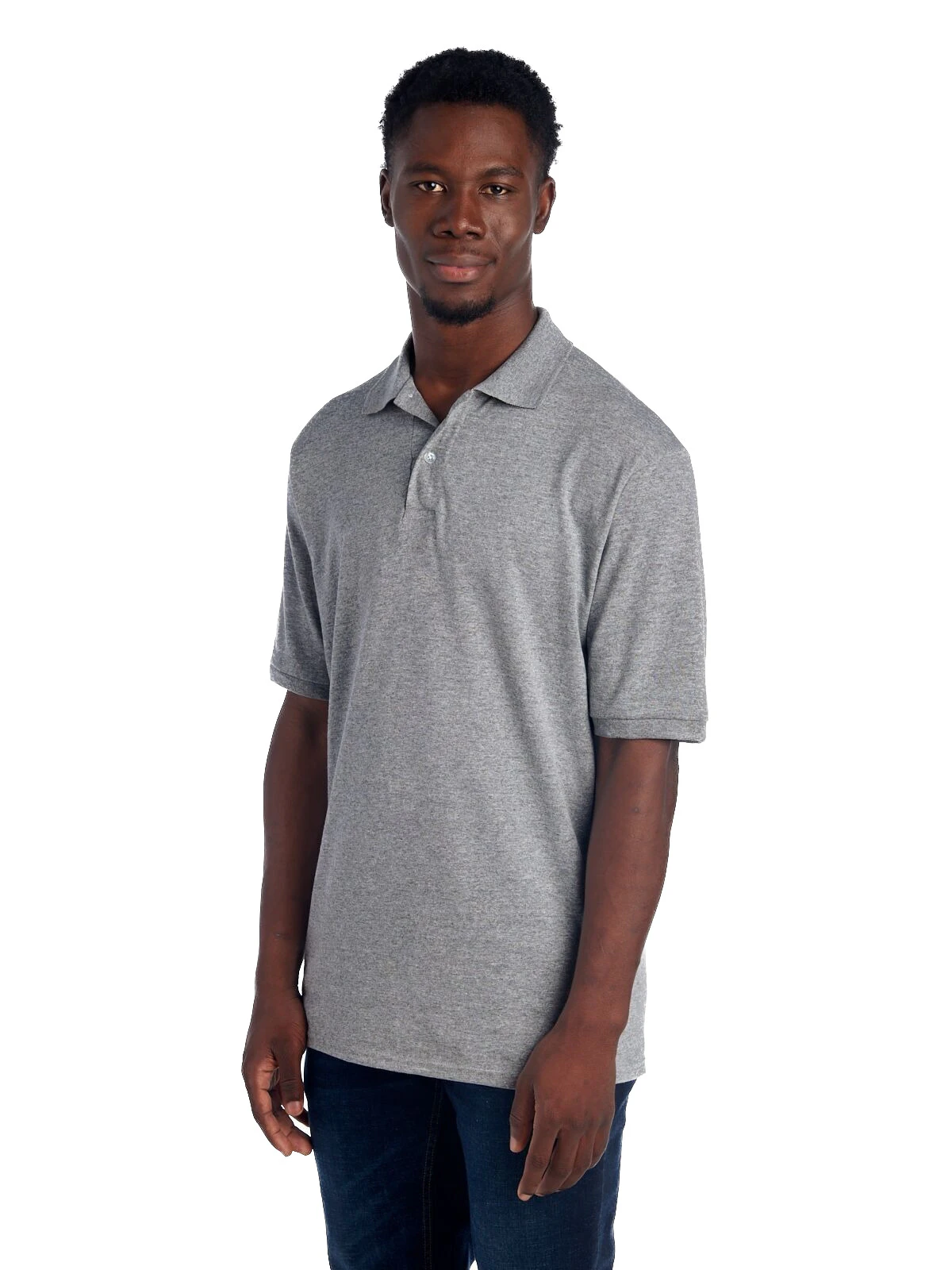 Jerzees Unisex Spot Shield™ Jersey Polo 437 Oxford | Jiffy
