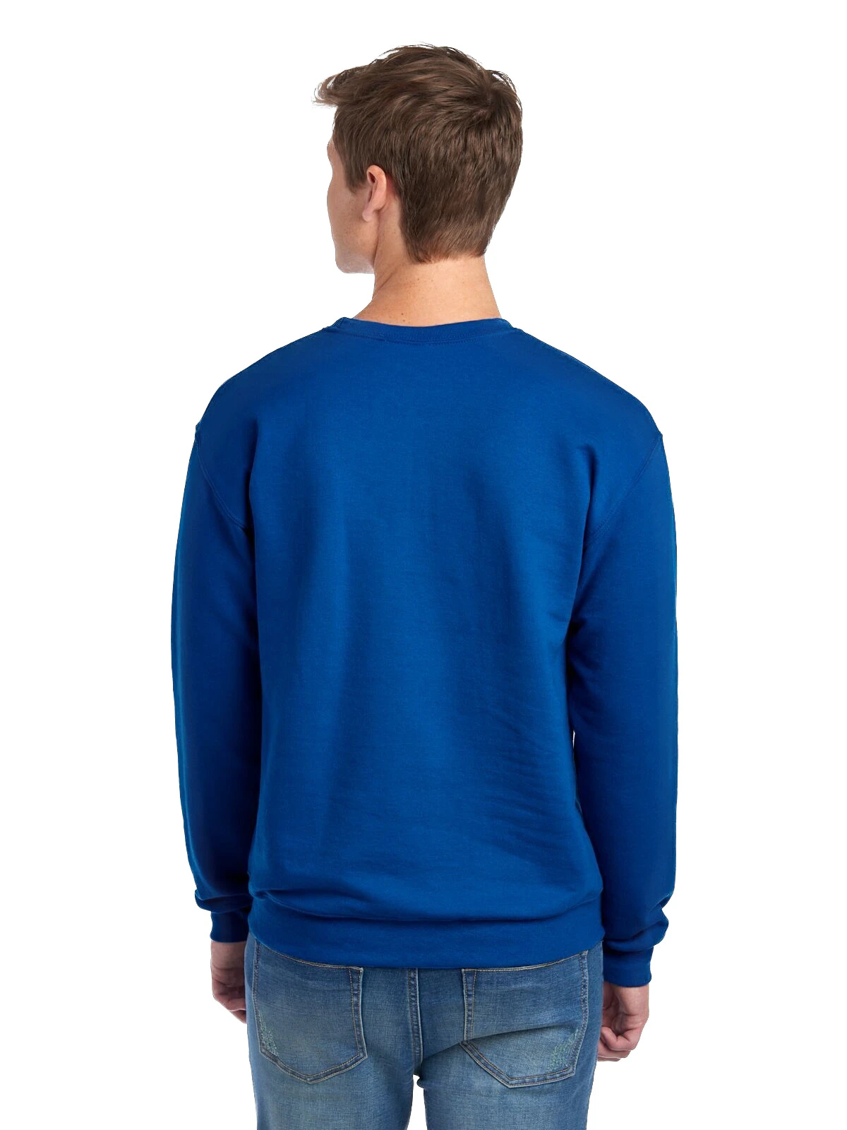 Jerzees Unisex Nu Blend® Fleece Crew 562 Royal | Jiffy