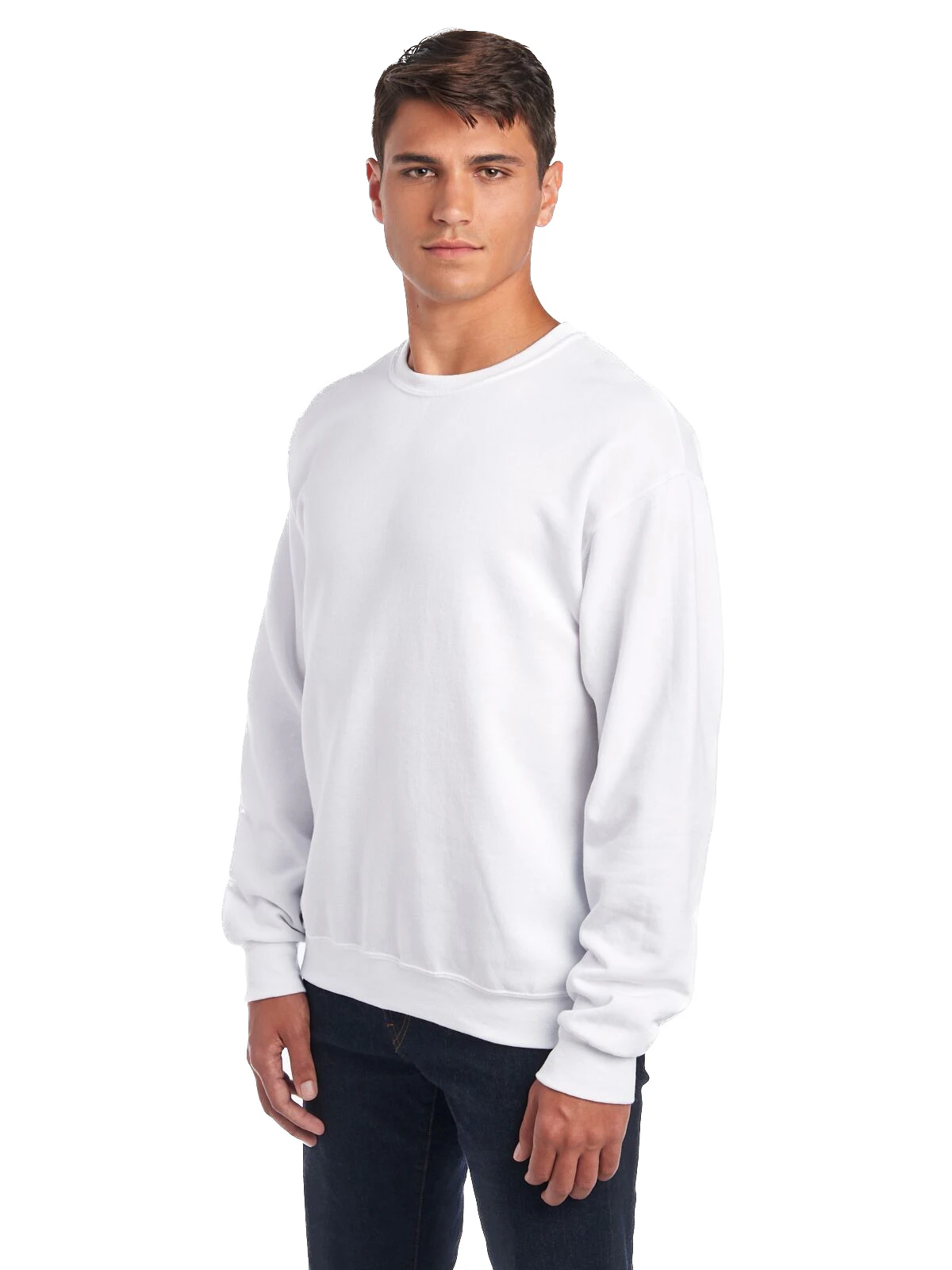 Jerzees Unisex Nu Blend® Fleece Crew 562 White | Jiffy