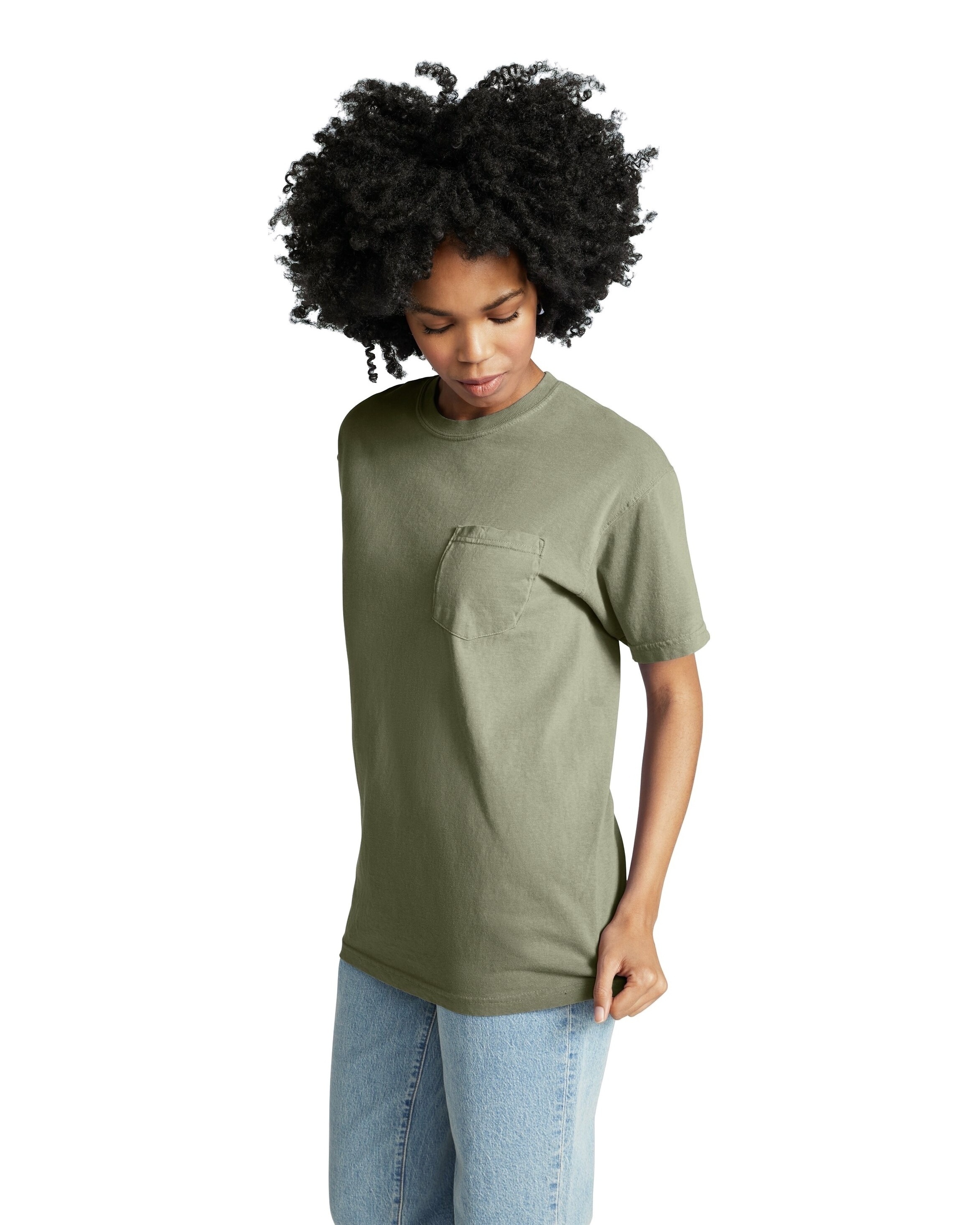Comfort Colors Unisex Heavyweight Rs Pocket T Shirt 6030 Cc Sandstone ...