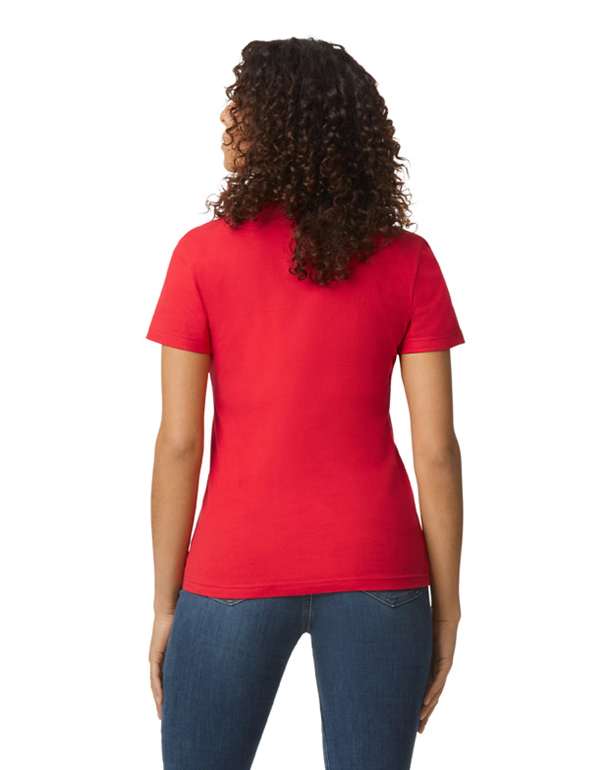 Gildan Softstyle Midweight Women's T Shirt G650 L Red | Jiffy