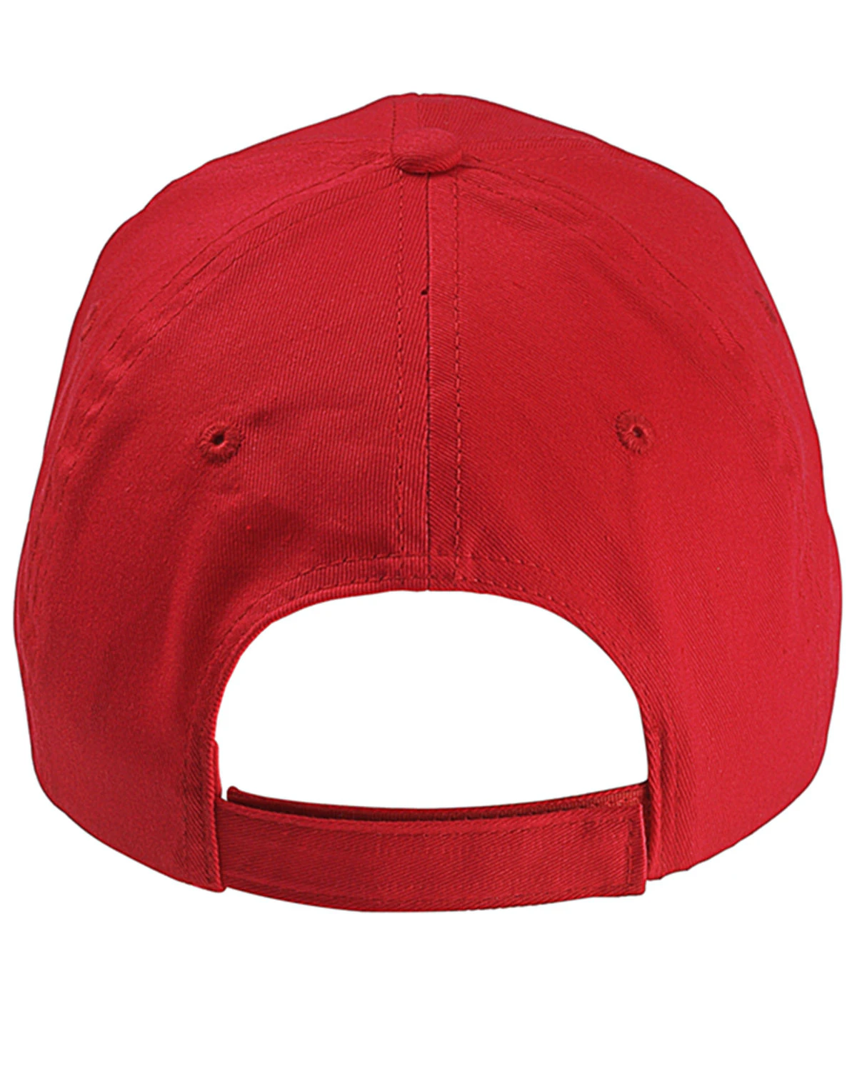 Big Accessories 6 Panel Twill Unstructured Cap Bx880 Red | Jiffy