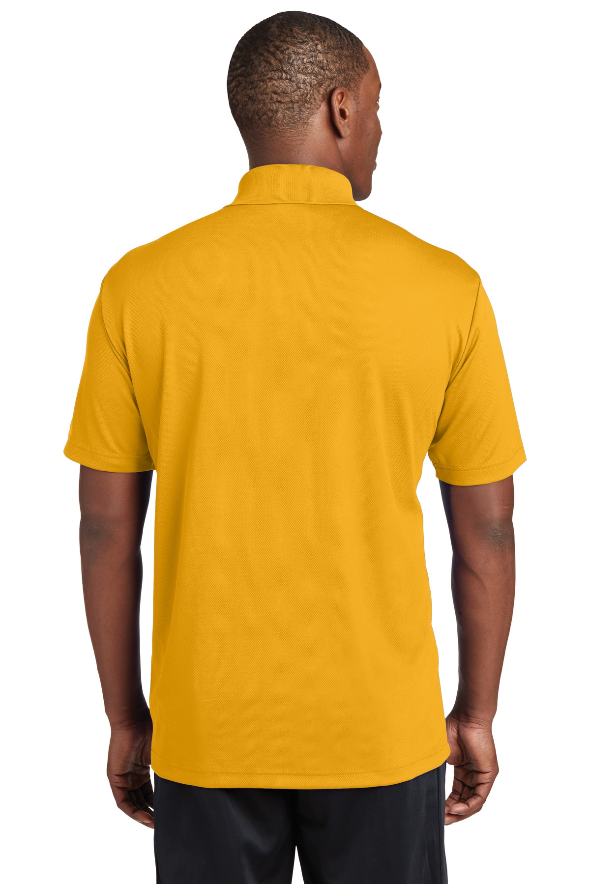 Sport Tek Men's Posi Charge Racer Mesh Polo St640 Gold | Jiffy
