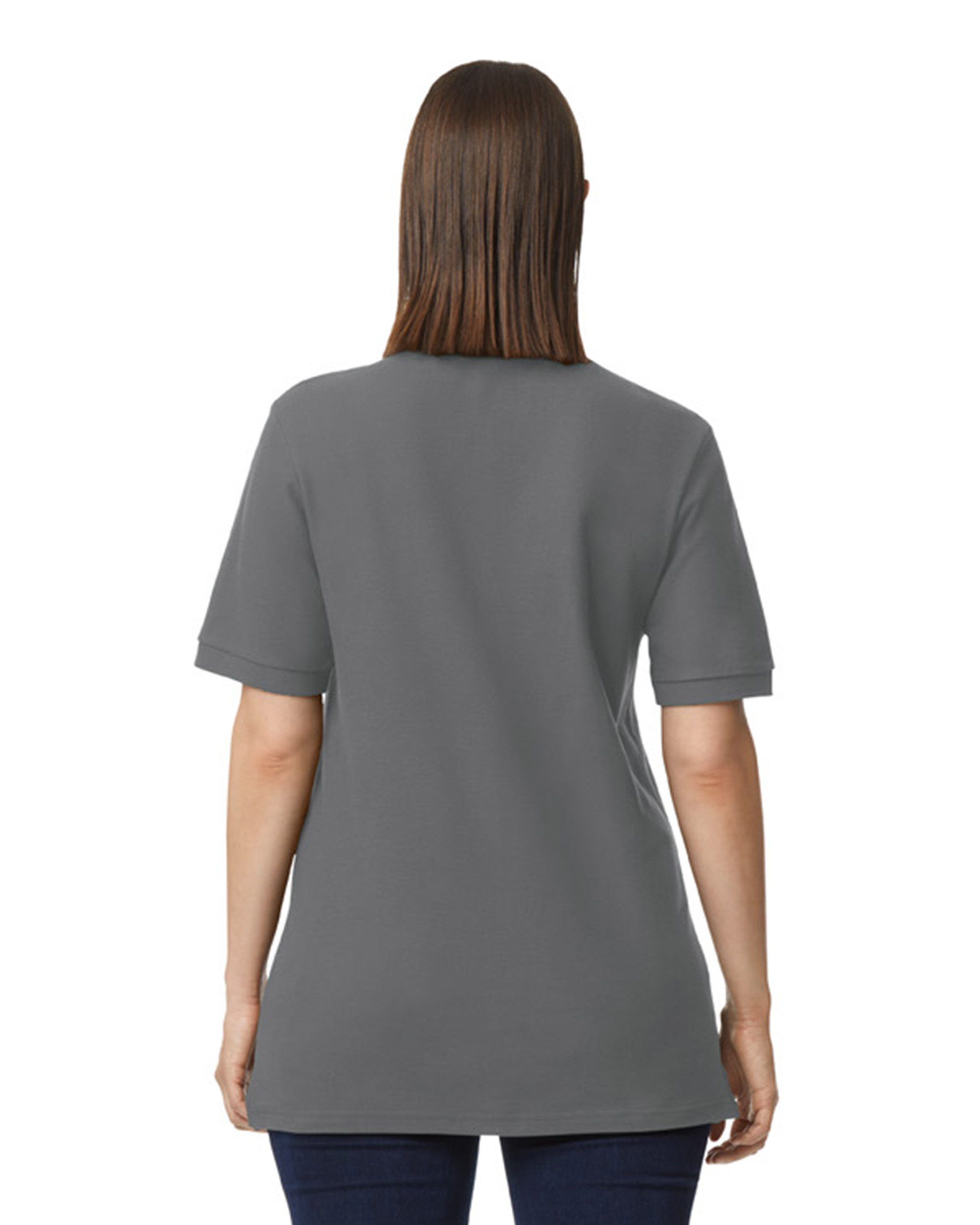 Gildan Hammer Unisex Pique Polo G858 Charcoal | Jiffy