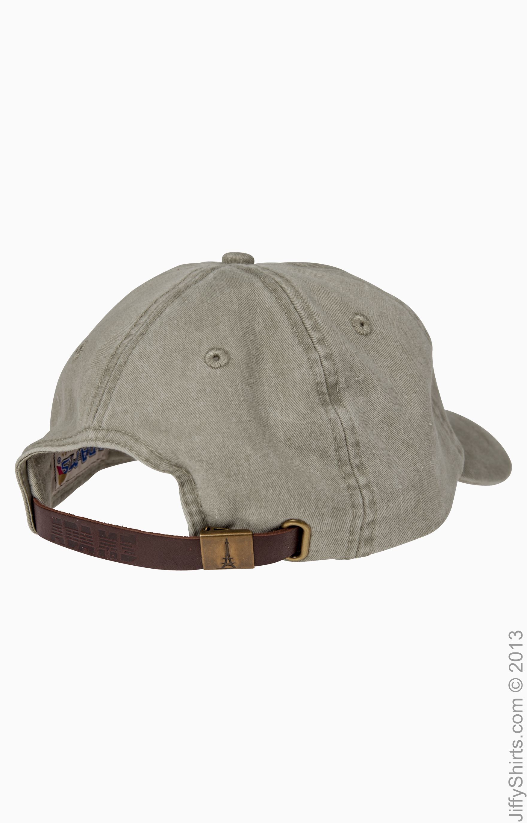 Adams Optimum Pigment Dyed Cap Ad969 Stone | Jiffy