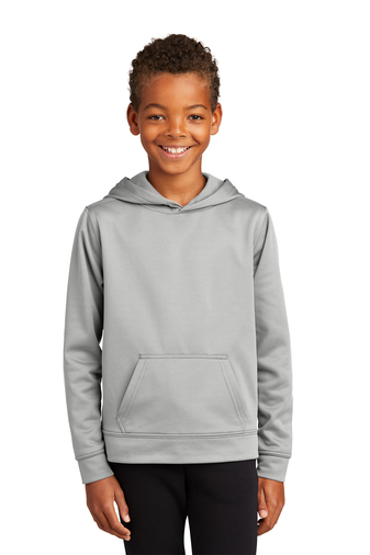 Port & Company Youth Performance Fleece Pullover Hoodie Pc590 Yh Silver ...