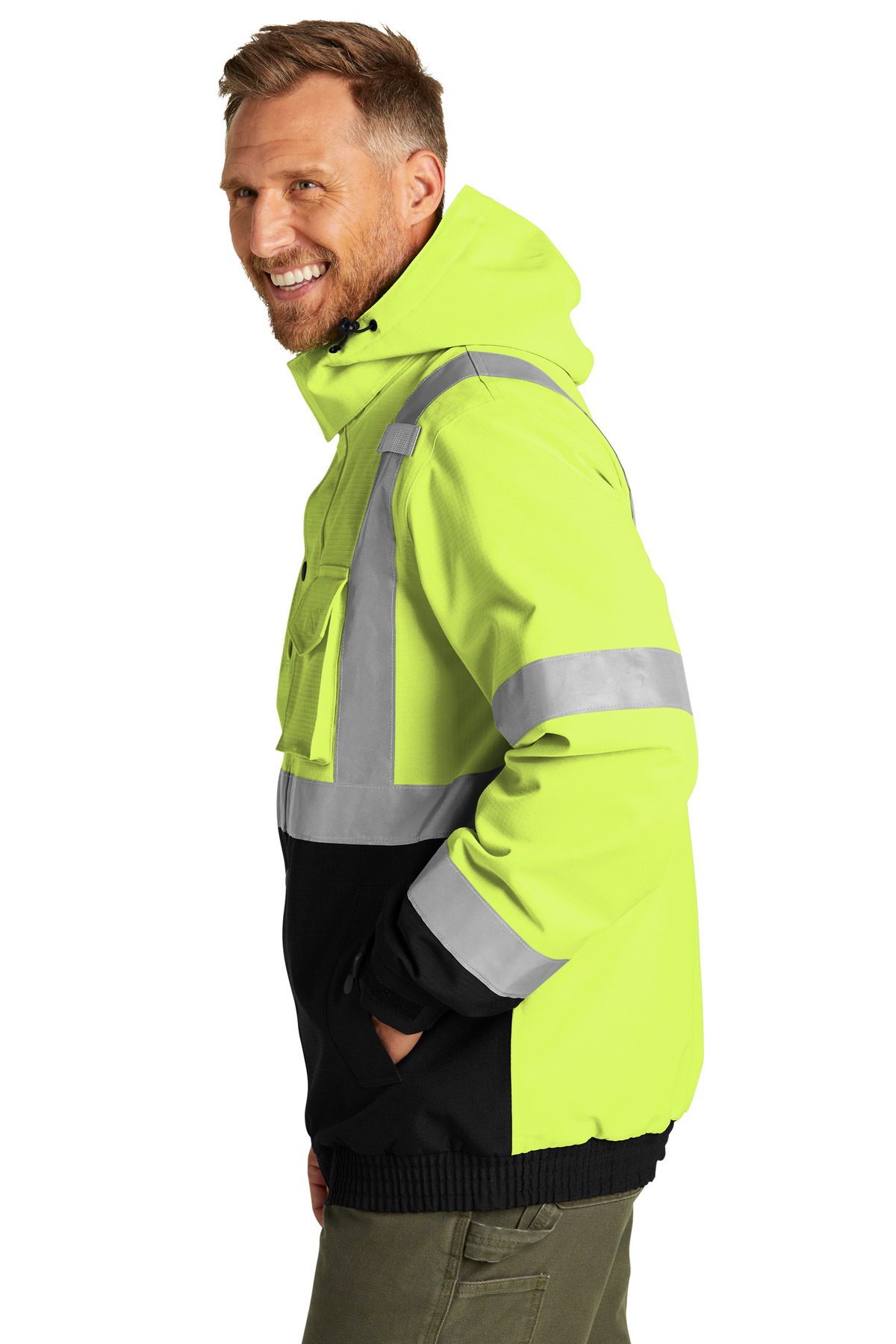 Corner Stone Ansi 107 Class 3 Waterproof Insulated Ripstop Bomber ...