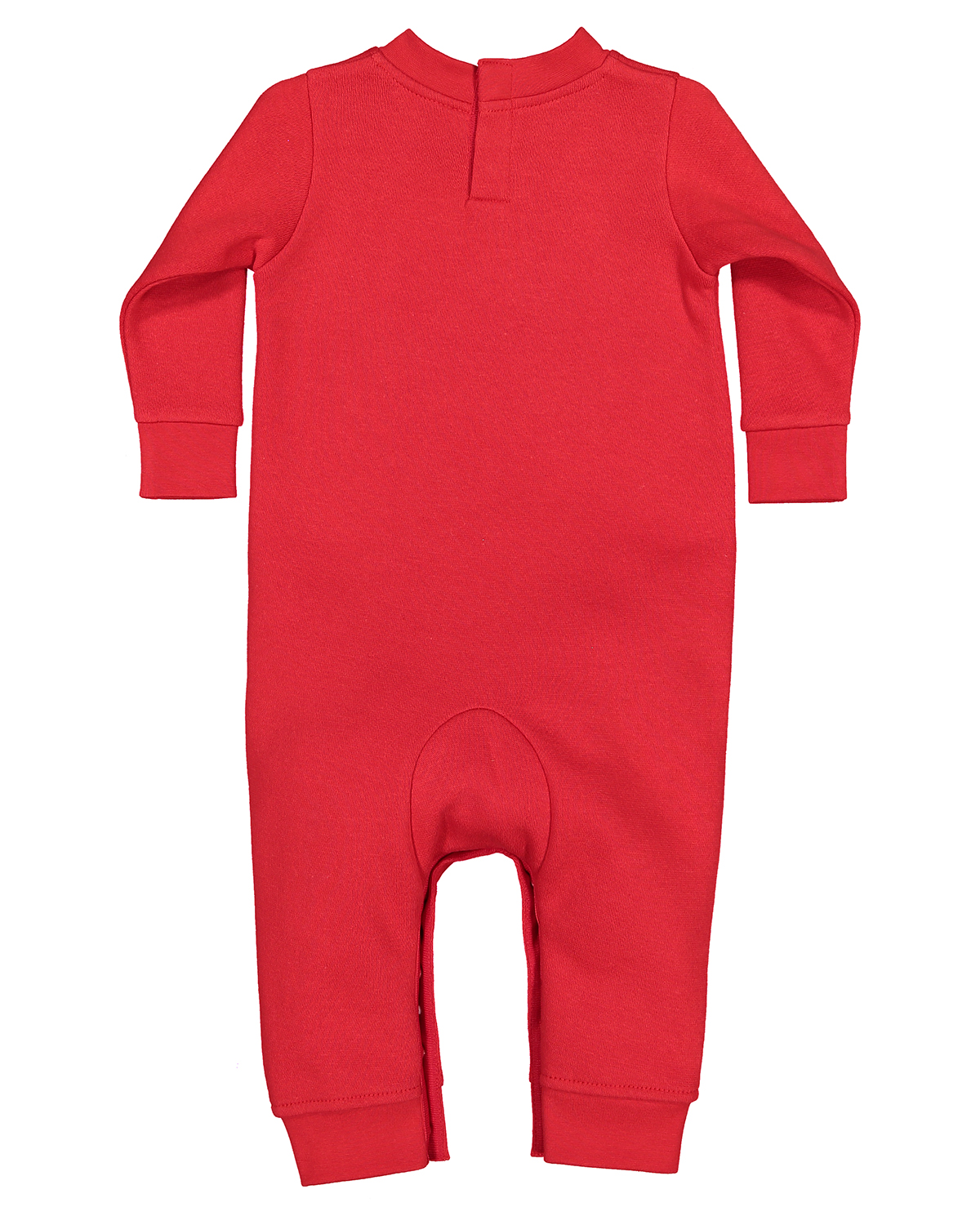 Rabbit Skins Fleece One Piece Bodysuit 4447 Red | Jiffy
