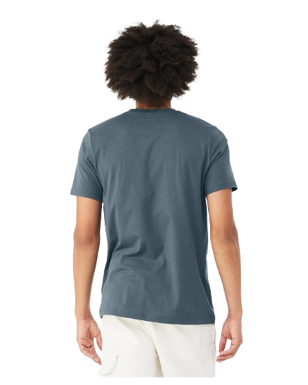 Bella Canvas Unisex Jersey T Shirt 3001 C Slate | Jiffy
