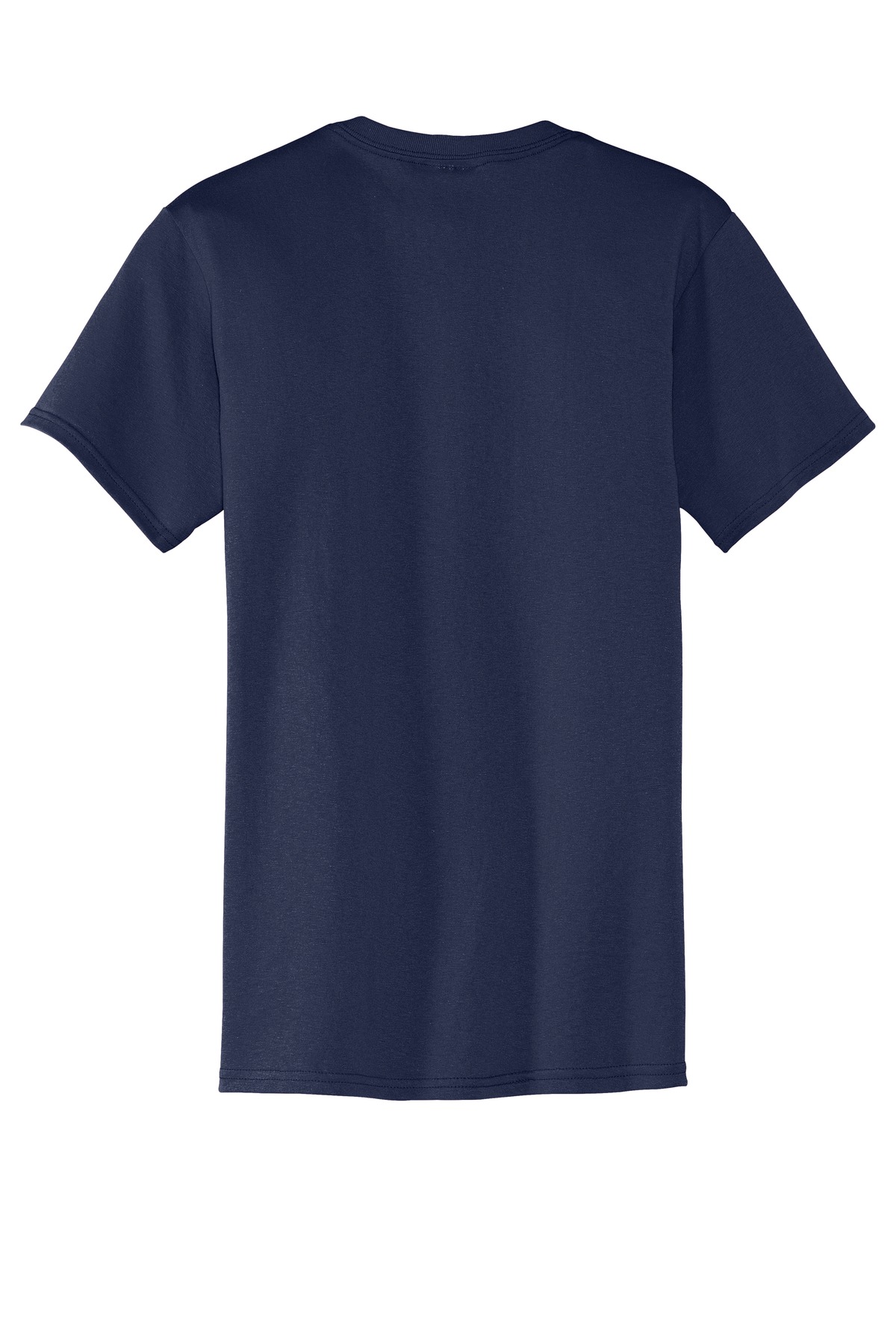 Port & Company Unisex Core Blend Pocket Tee Pc55 P Navy | Jiffy