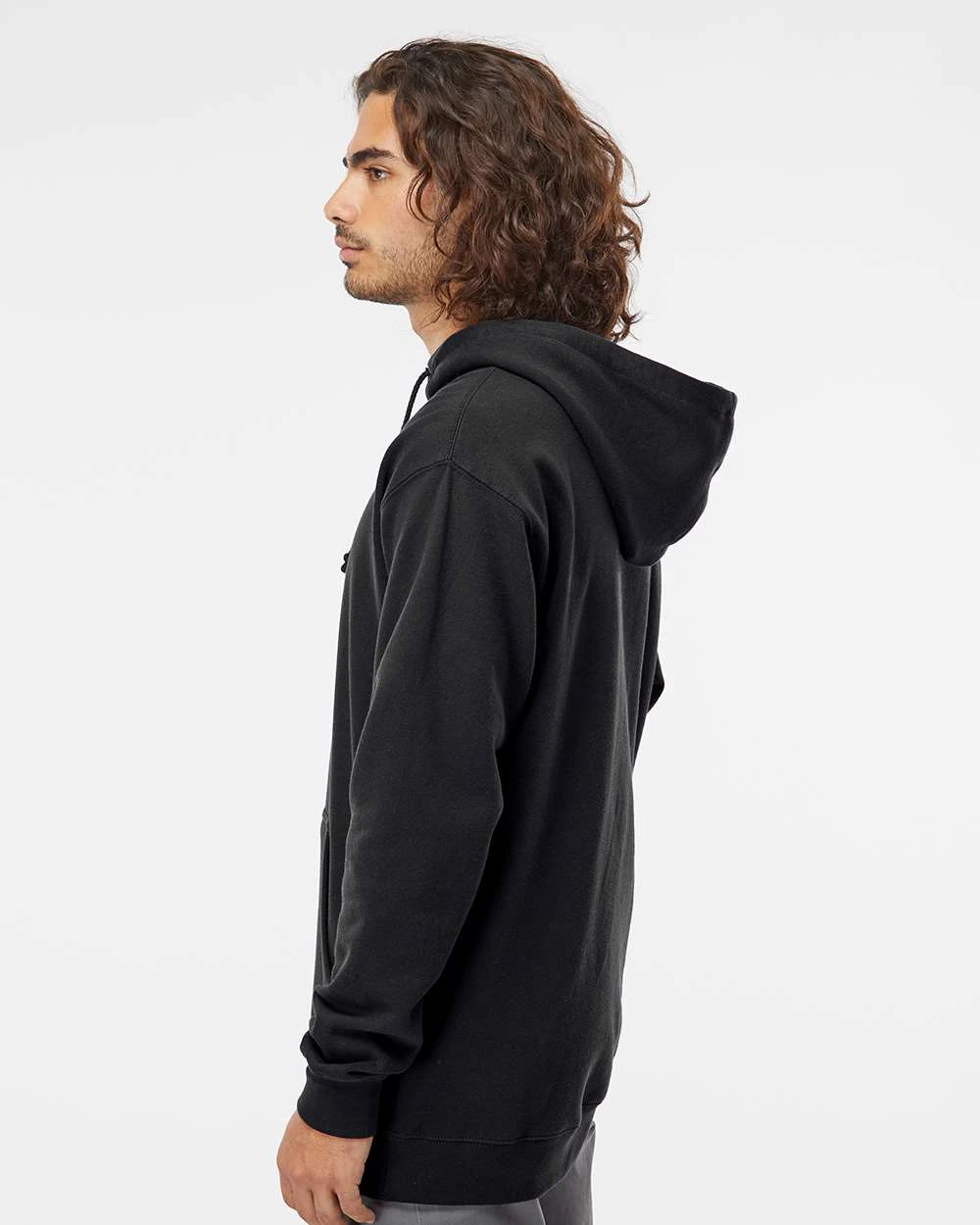 Independent Trading Men’s Pullover Hoodie Ind4000 Black | Jiffy