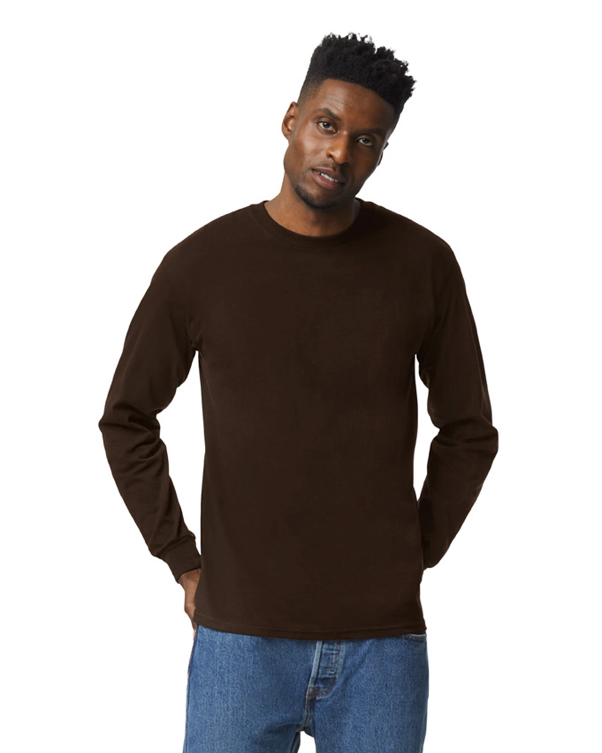 Custom T-Shirts Dark Chocolate - Gildan G240 | Jiffy Custom Print