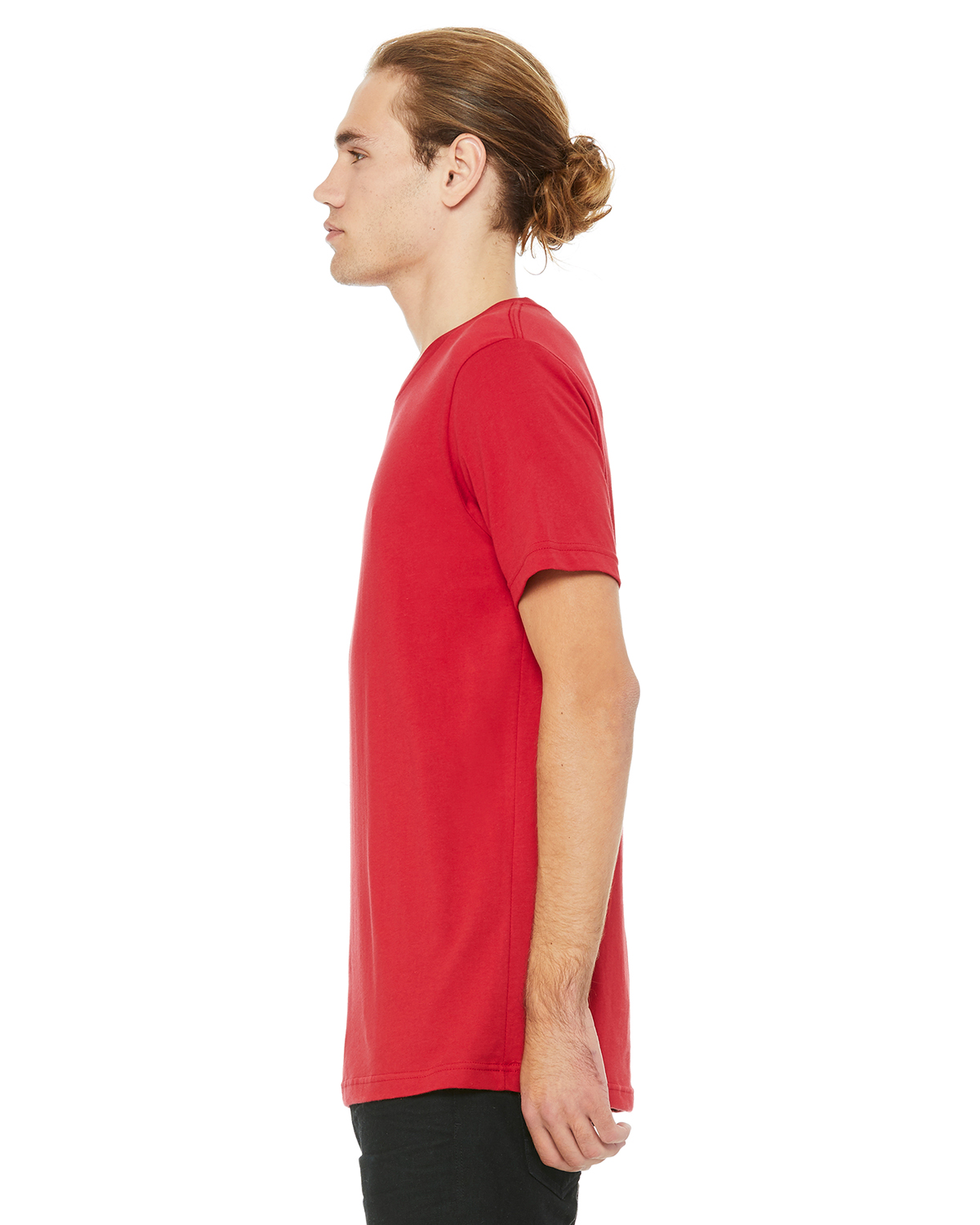 Bella Canvas Unisex Jersey T Shirt 3001 C Red | Jiffy