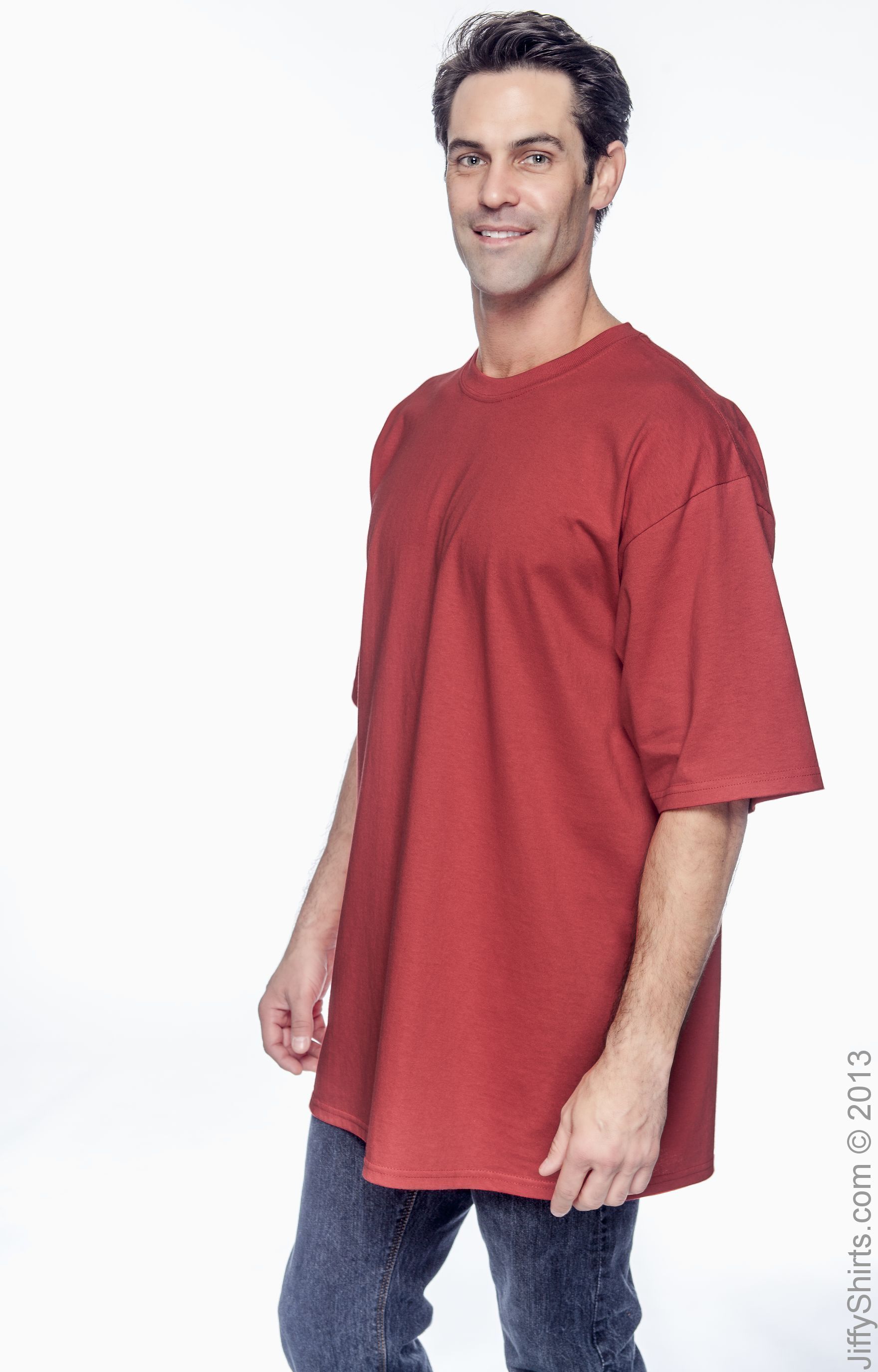 Gildan Unisex Ultra Cotton® Tall T Shirt G200 T Red | Jiffy