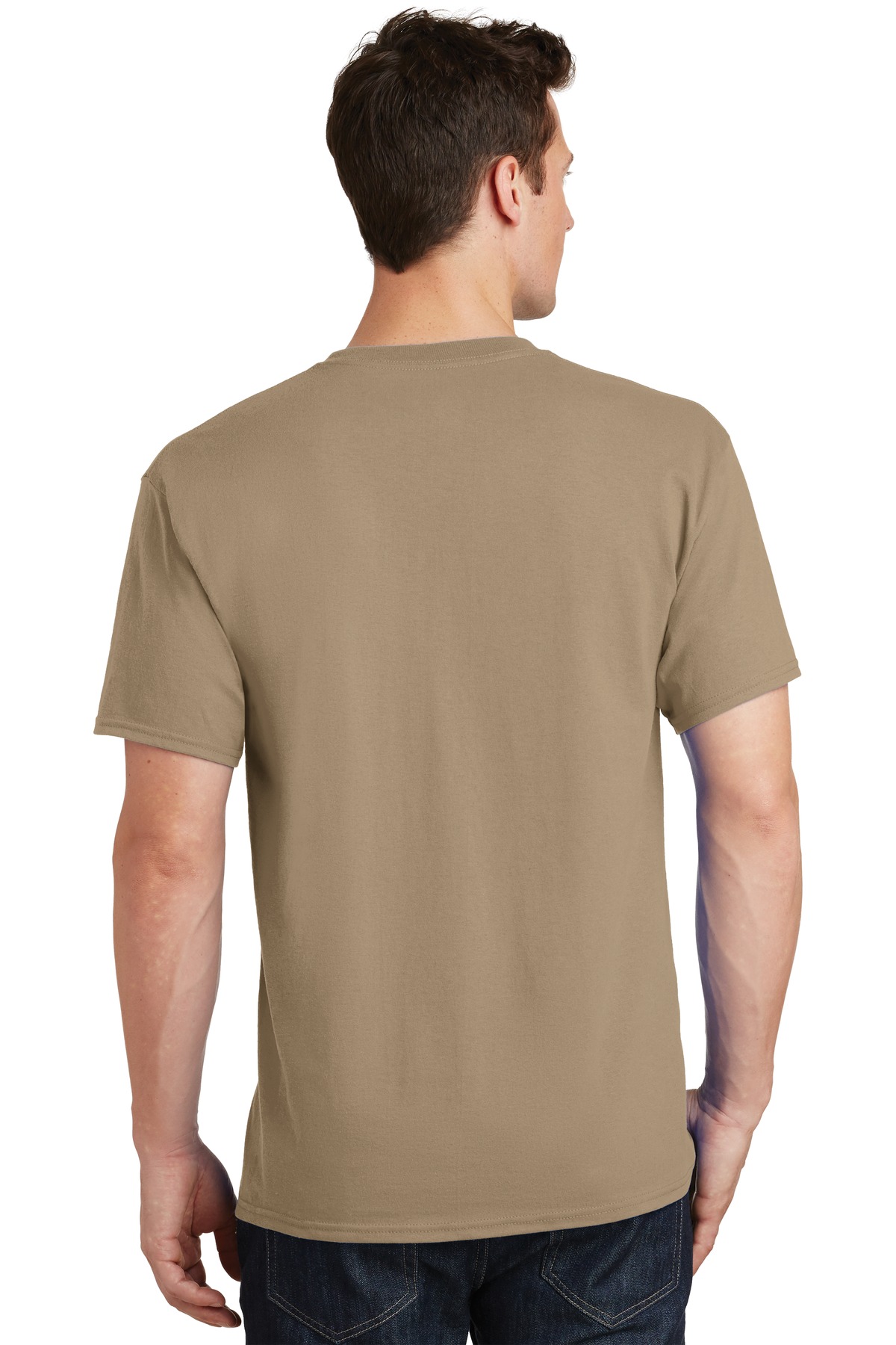 Port & Company Unisex Core Cotton Tee Pc54 Sand | Jiffy
