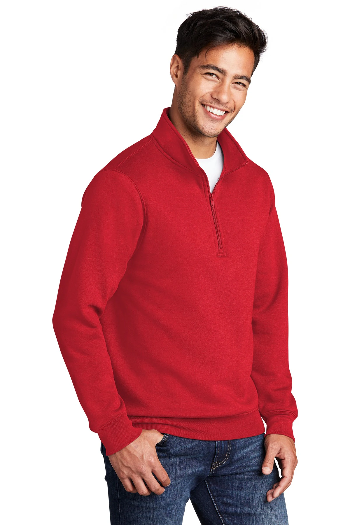 Port & Company Unisex Core Fleece 1/4 Zip Pullover Sweatshirt Pc78 Q ...