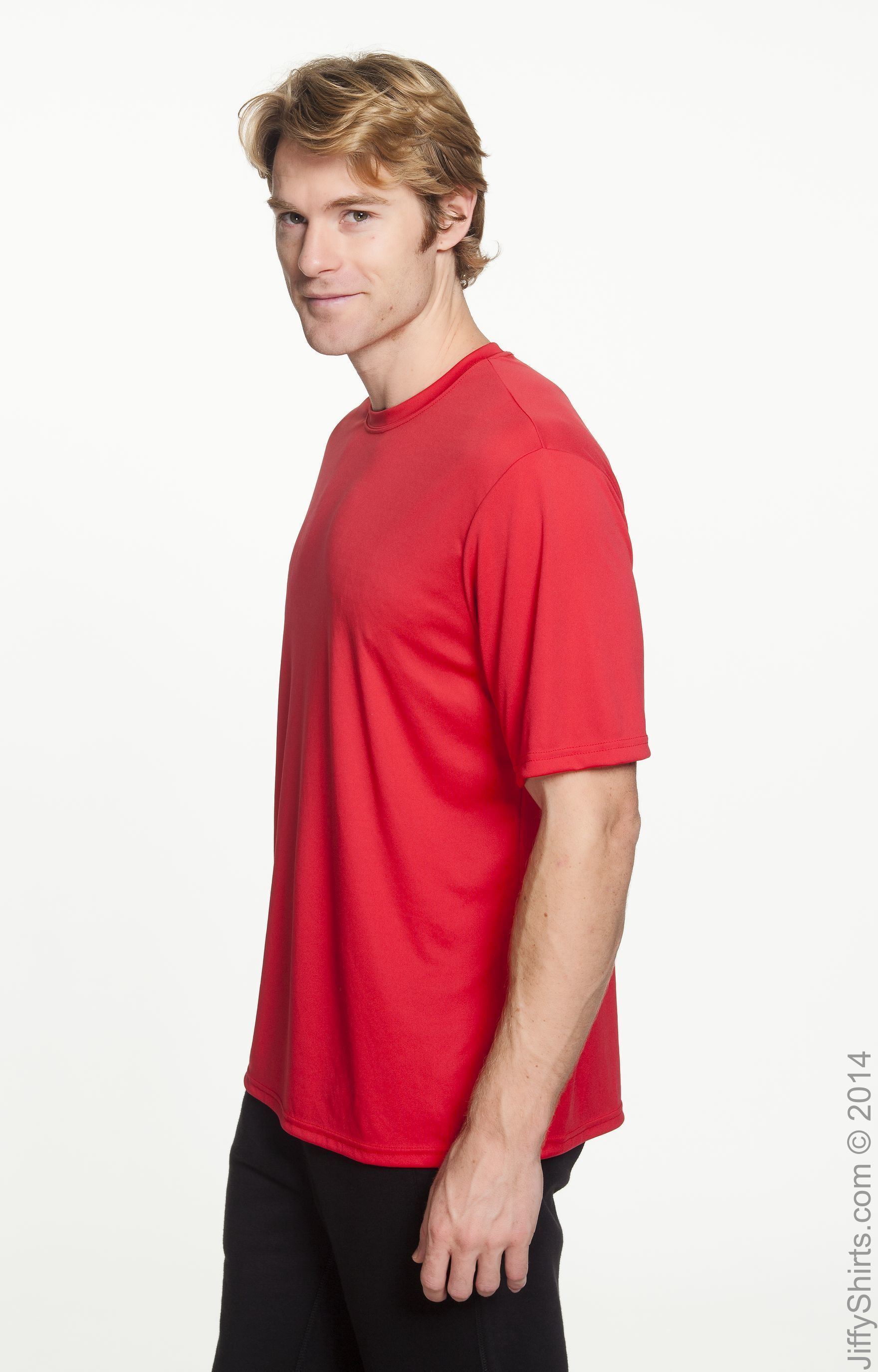 A4 Men's Cooling Performance T Shirt N3142 Scarlet | Jiffy