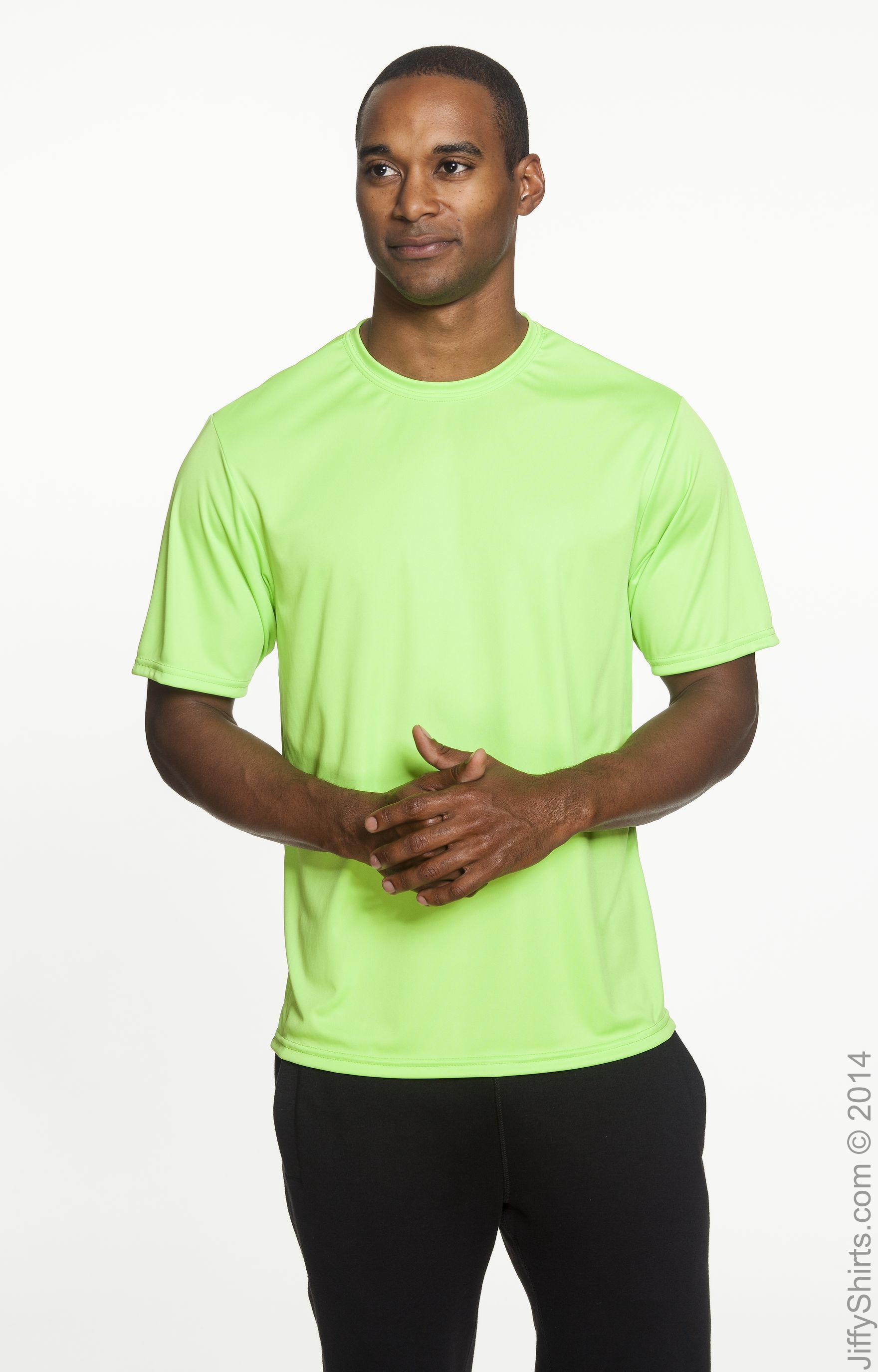 A4 Men's Cooling Performance T Shirt N3142 Lime | Jiffy