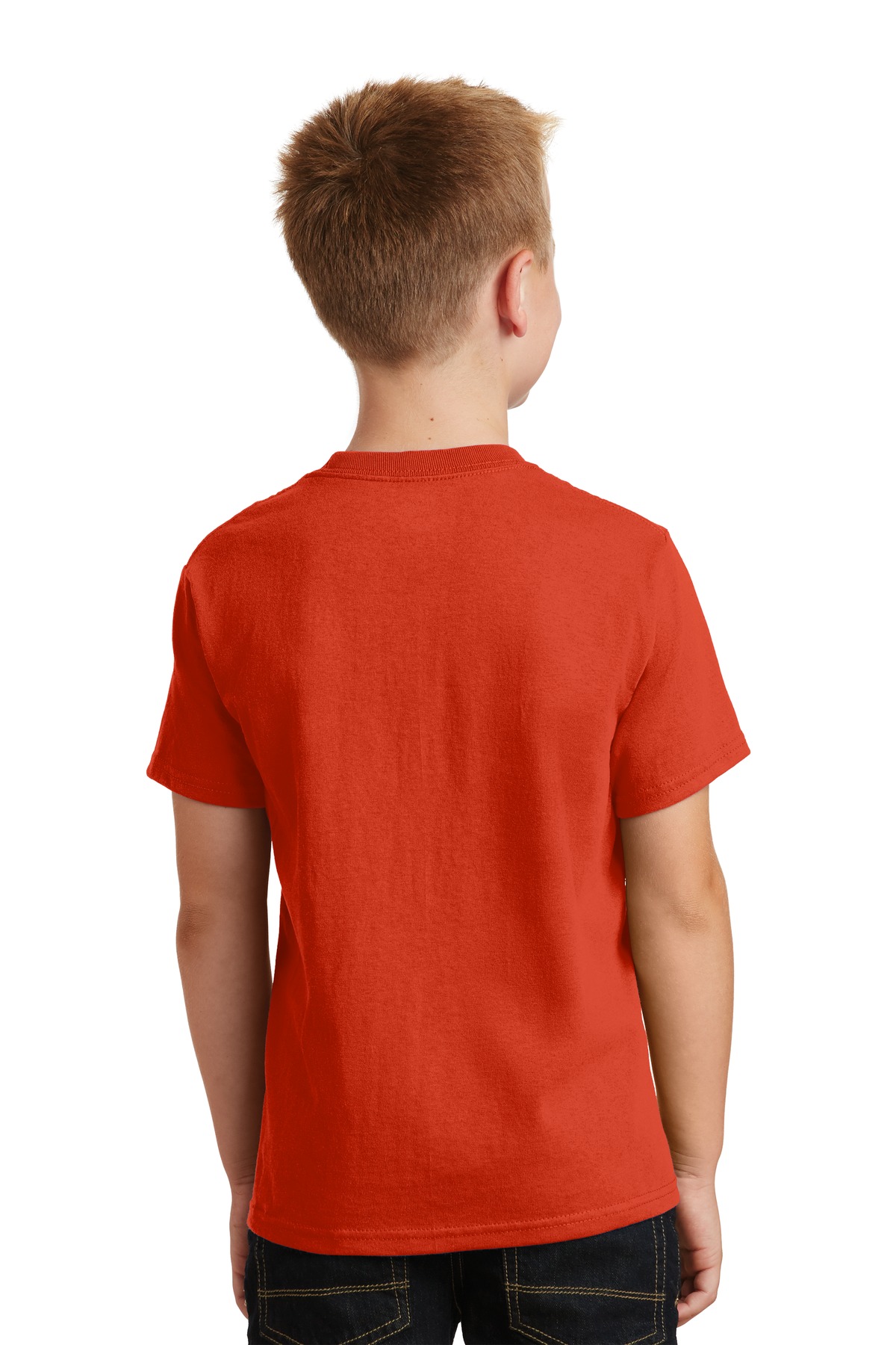 Port & Company Youth Core Cotton Tee Pc54 Y Orange | Jiffy