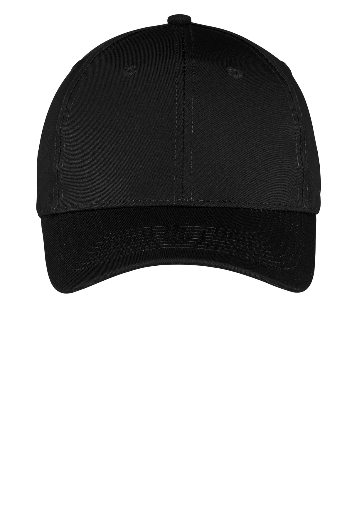 Port & Company Six Panel Twill Cap Cp80 Black | Jiffy