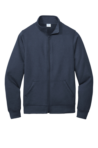 Port & Company Unisex Core Fleece Cadet Full Zip Sweatshirt Pc78 Fz ...