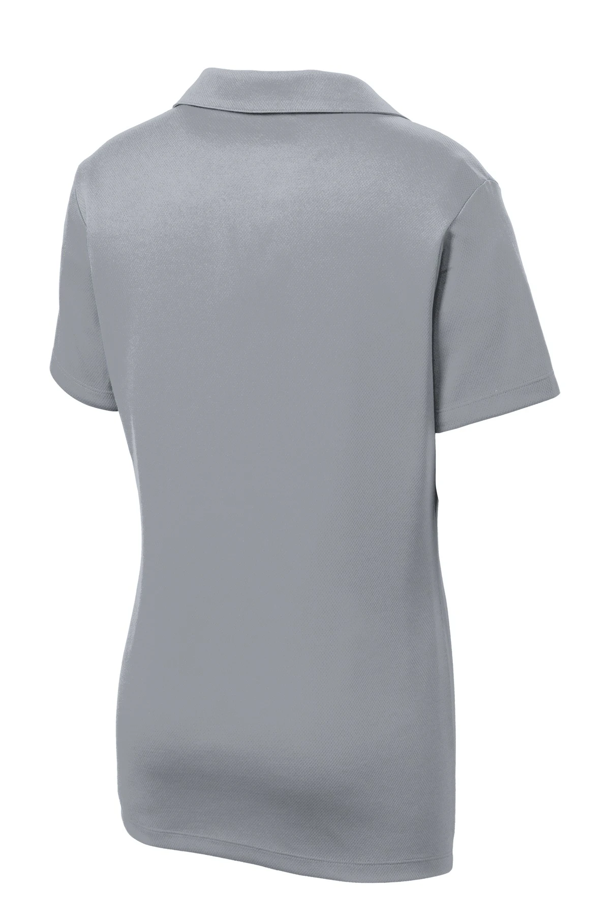 Sport Tek Women's Posi Charge Racer Mesh Polo Lst640 Silver | Jiffy