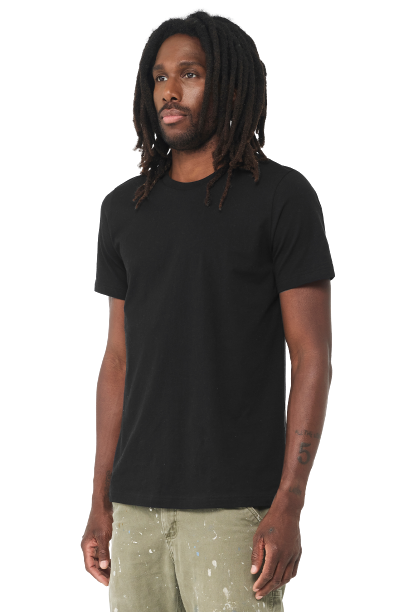 Custom T-Shirts Black - Bella + Canvas 3001C | Jiffy Custom Print