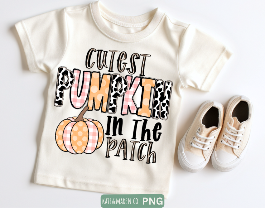 Cutest Pumpkin in The Patch, Girl Halloween, Retro Fall, Pumpkin ...